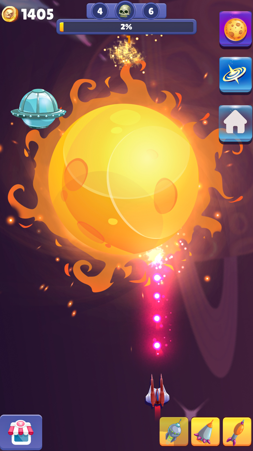 Planet Smash Destroy Earth 2D - App on Amazon Appstore