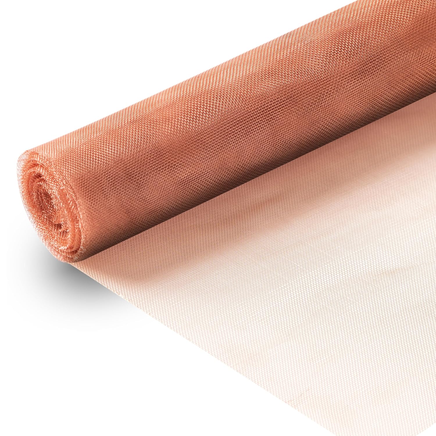 QueenBird Copper Woven Mesh Screen 12" x 60" - 99.9% Pure Copper Dense ...