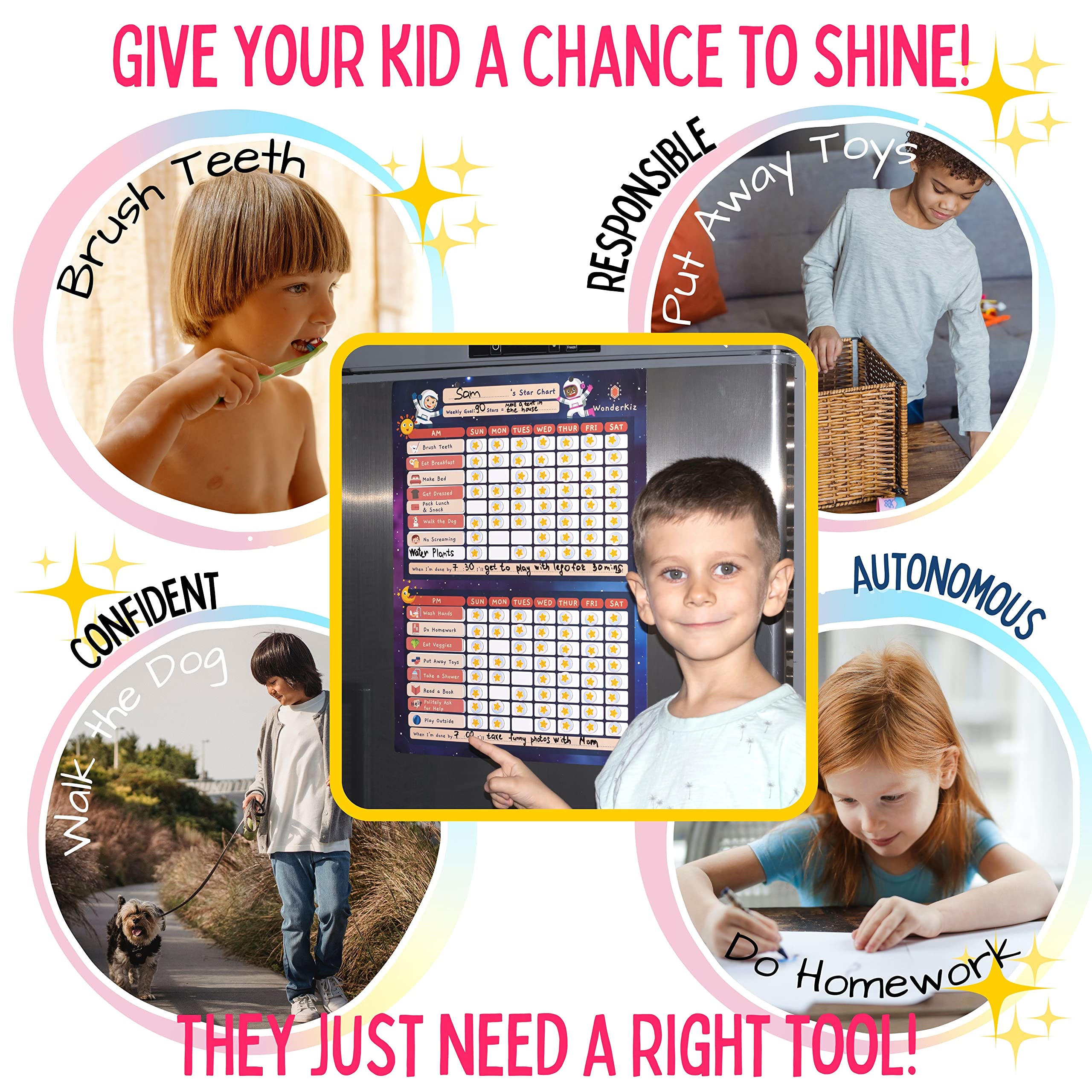 Buy Behavior Chart for Kids at Home - Designed by Real Mom for Positive ...