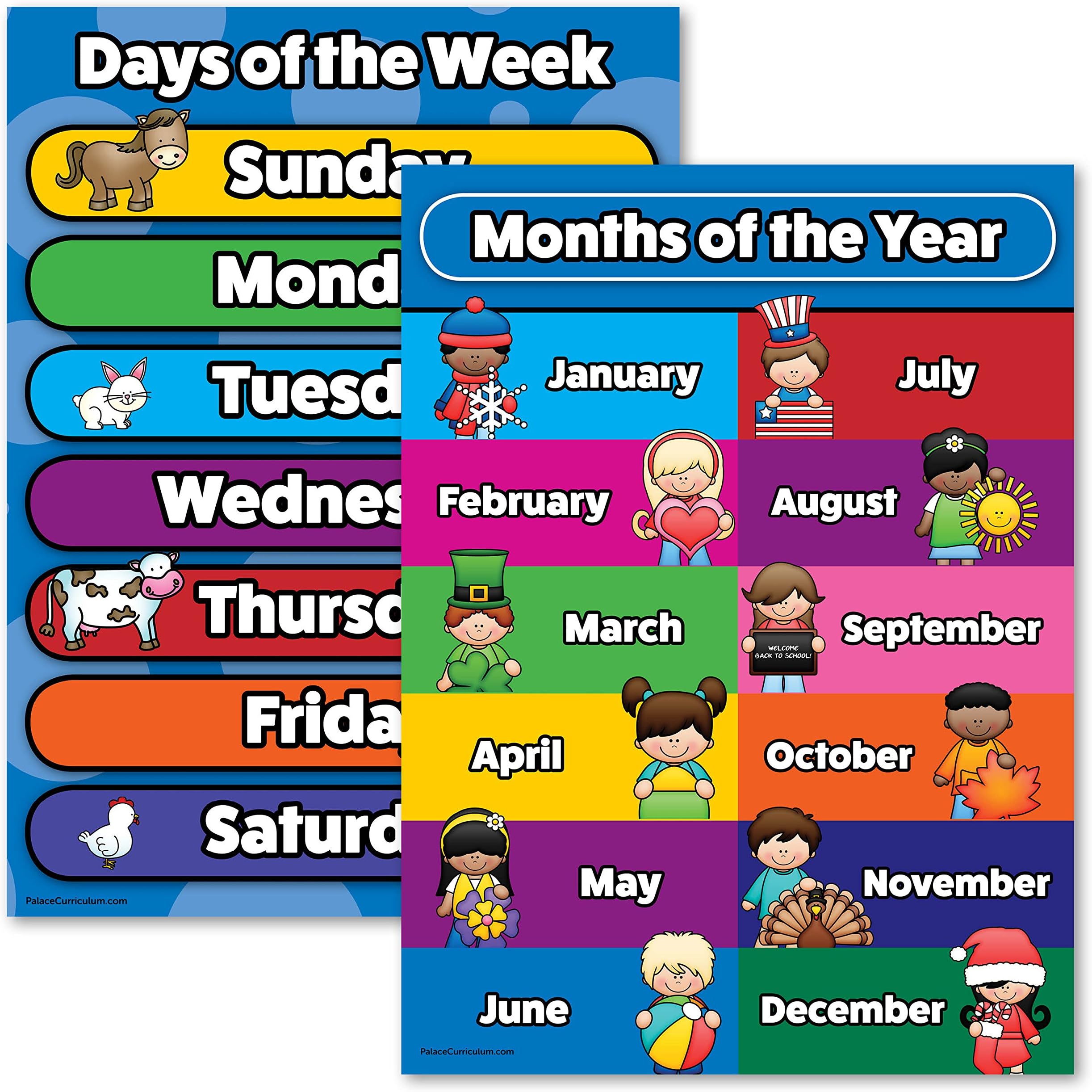 Palace Learning Days Of The Week And Months Of Year | Desertcart Australia