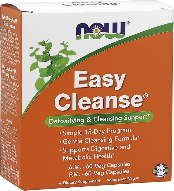 Amazon.com: NOW Foods Easy Cleanse - 120 Vcaps : Health & Household