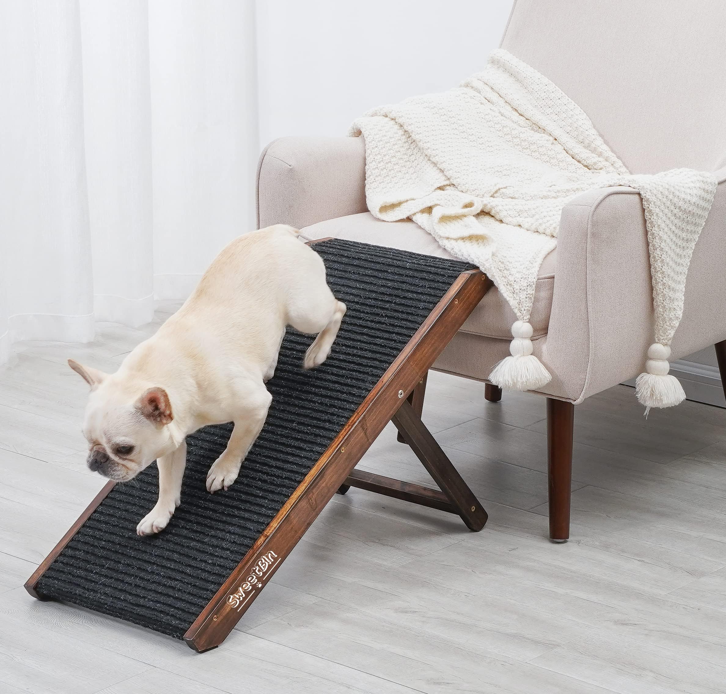 Amazon.com: SweetBin 18" Tall Adjustable Pet Ramp - Suitable for All ...