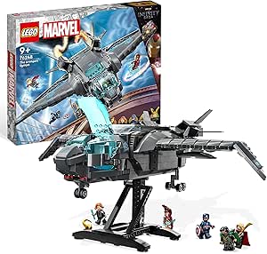 Amazon.com: LEGO Super Heroes Marvel Avengers Quinjet 76248 Toy Blocks ...