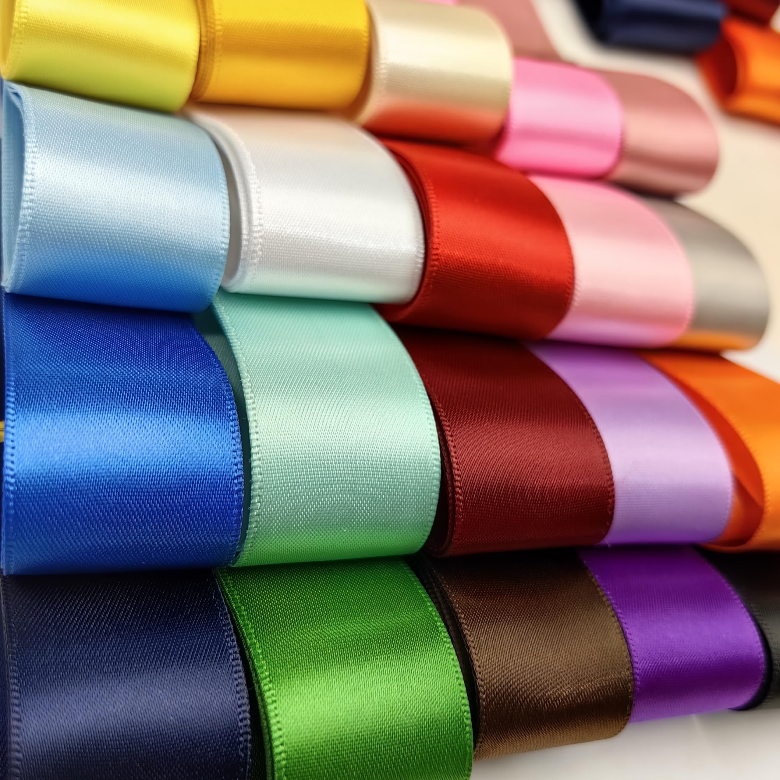 Amazon.com: Chenkou Craft 20 Yards 1 1/2 Inch (40mm) Double Face ...