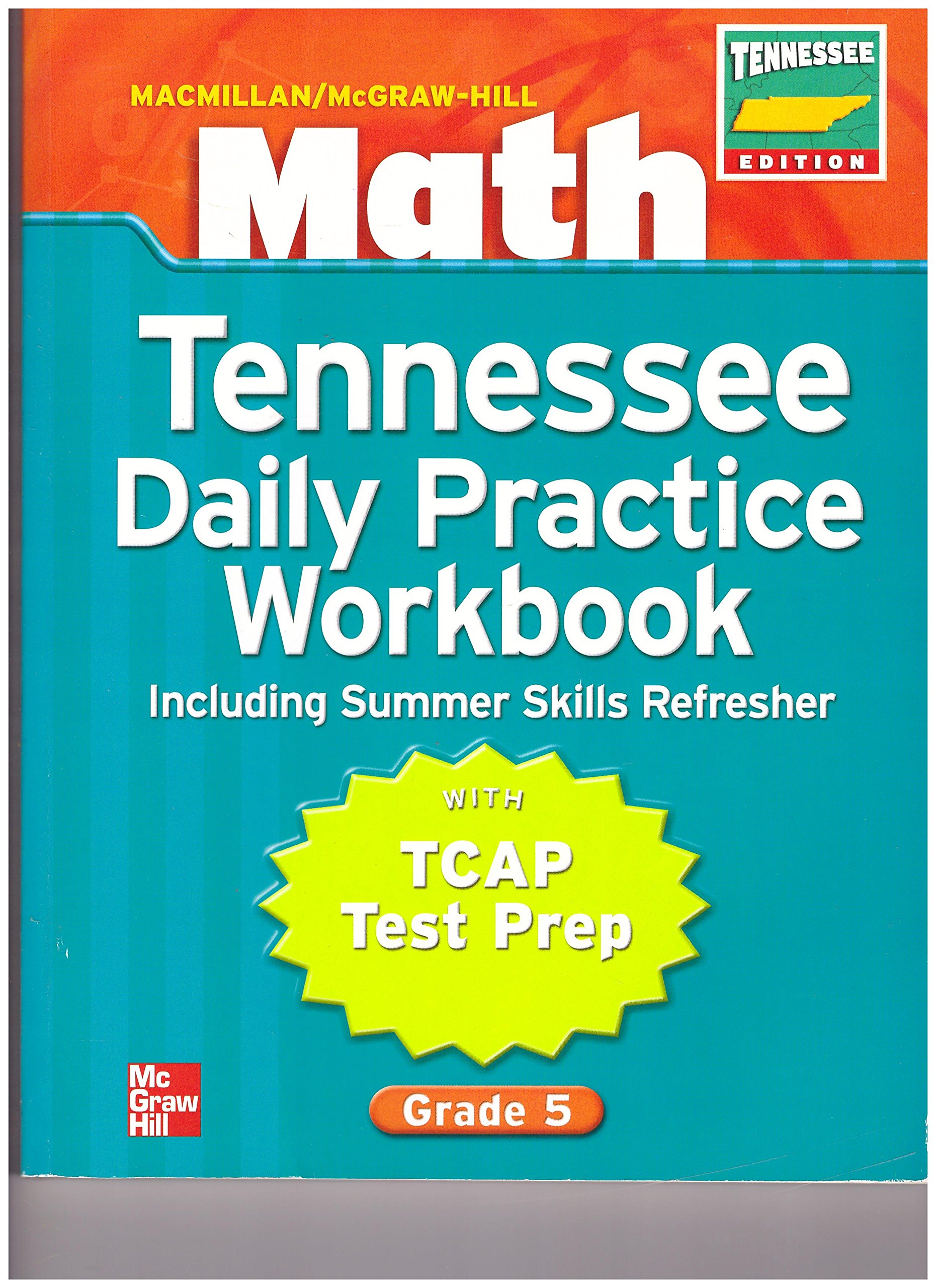 Grade 5 Math Tennessee Daily Practice Workbook with TCAP Test Prep ...