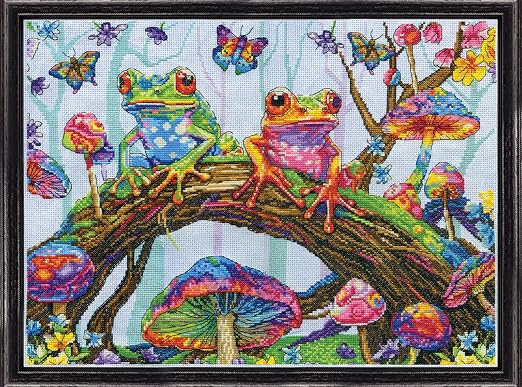 Amazon.com: Fantastic Frogs Counted Cross Stitch Kit