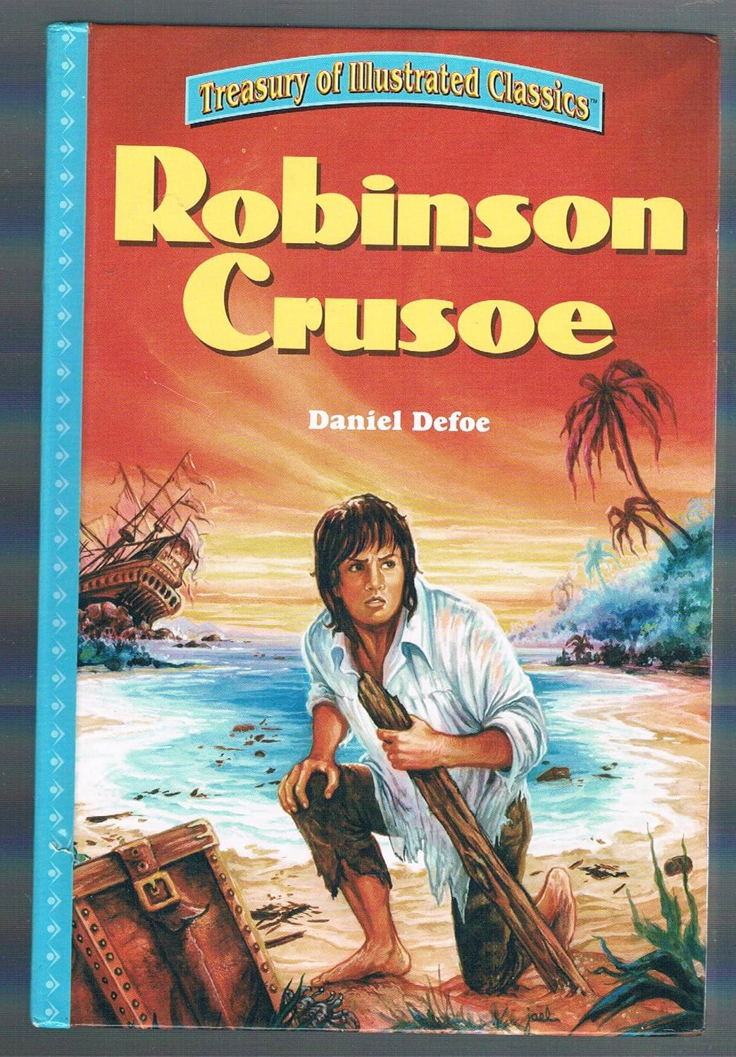 Robinson Crusoe: Treasury of Illustrated Classics: Mary Wollstonecraft ...