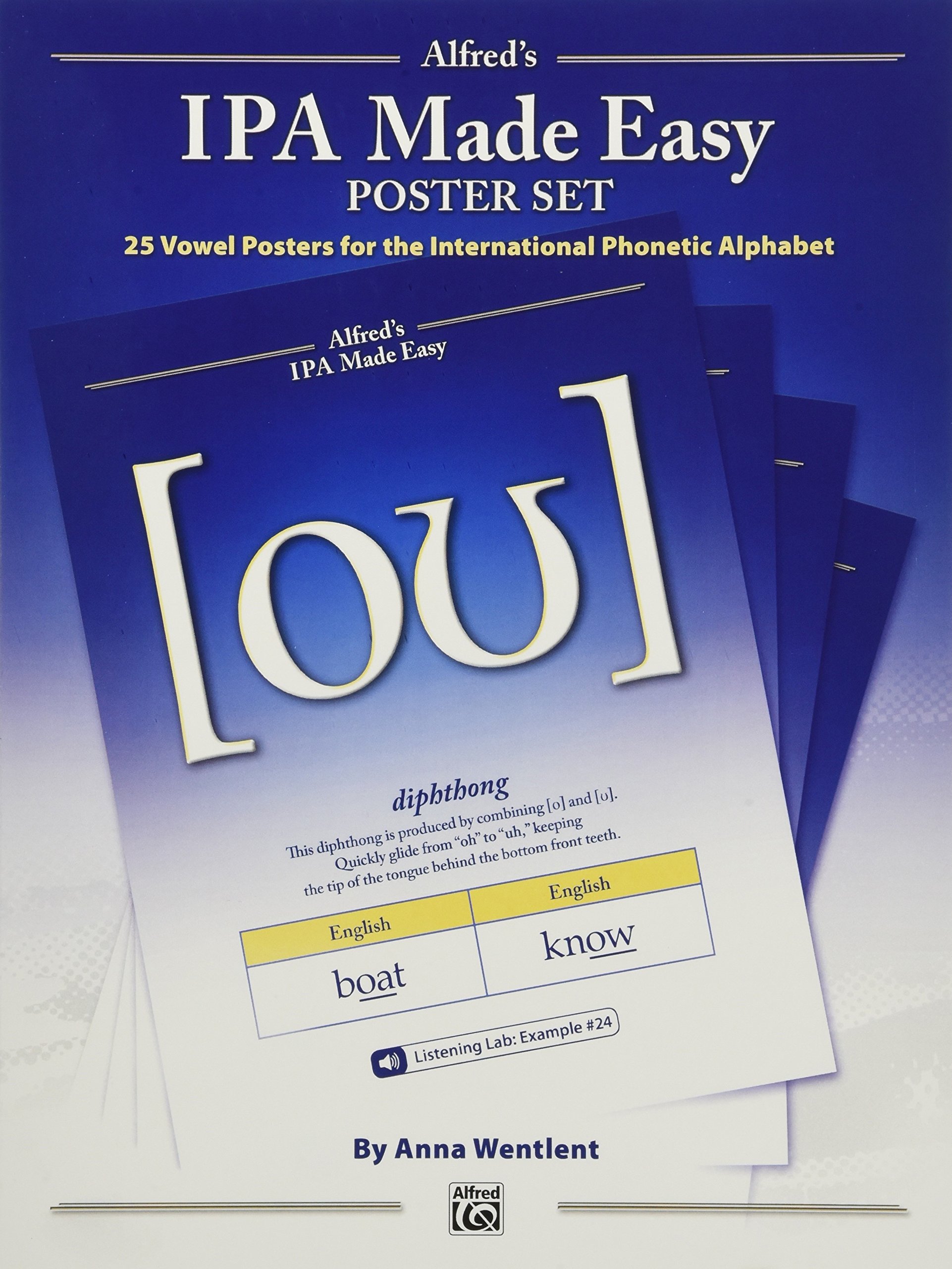 Alfreds Ipa Made Easy Poster Set 25 Vowel Posters For The International ...