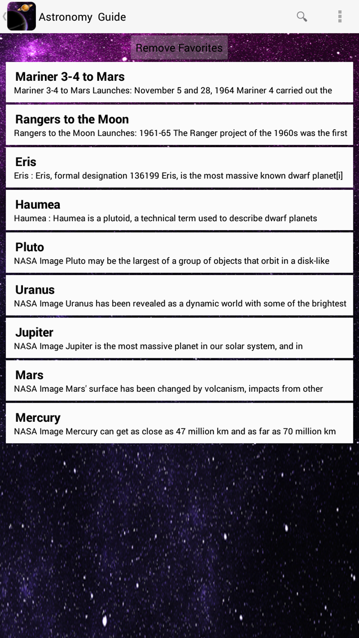 Astronomy Guide - App on Amazon Appstore