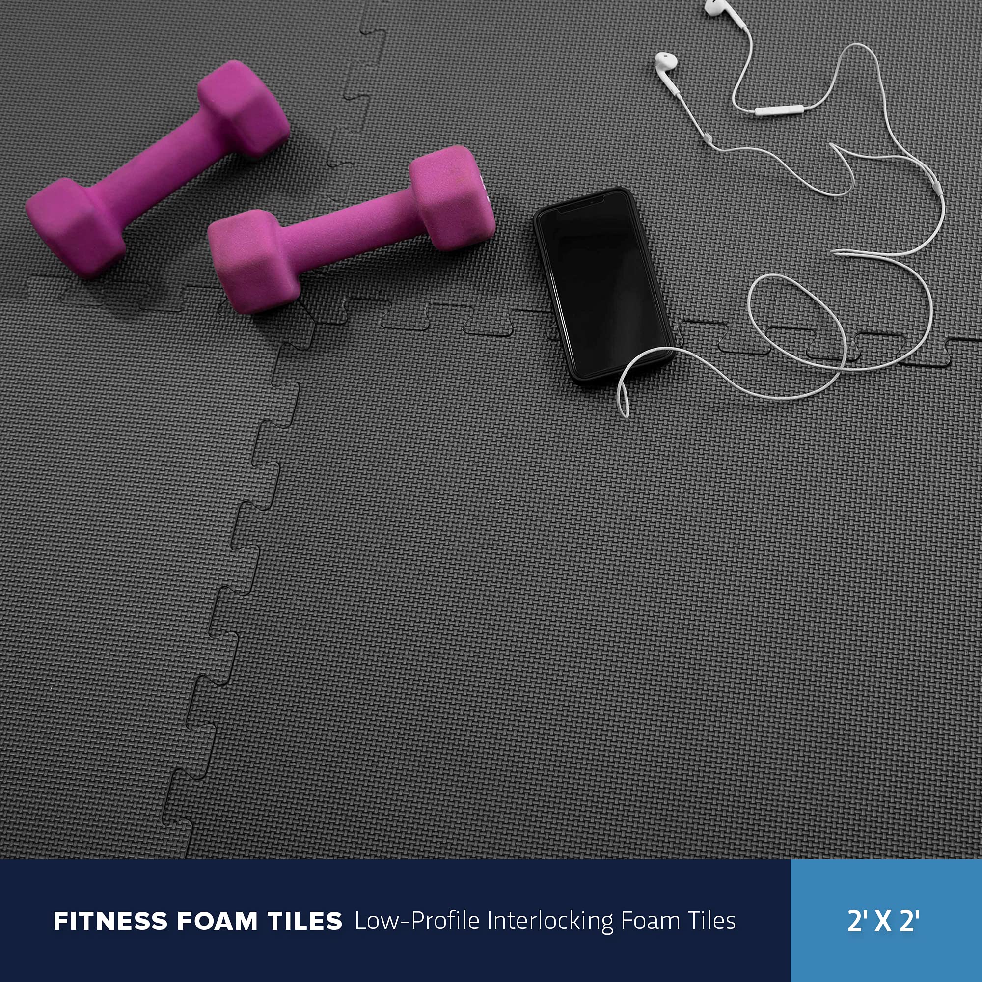 Snapklik.com : IncStores Fitness Foam Flooring Tiles Low-Profile ...