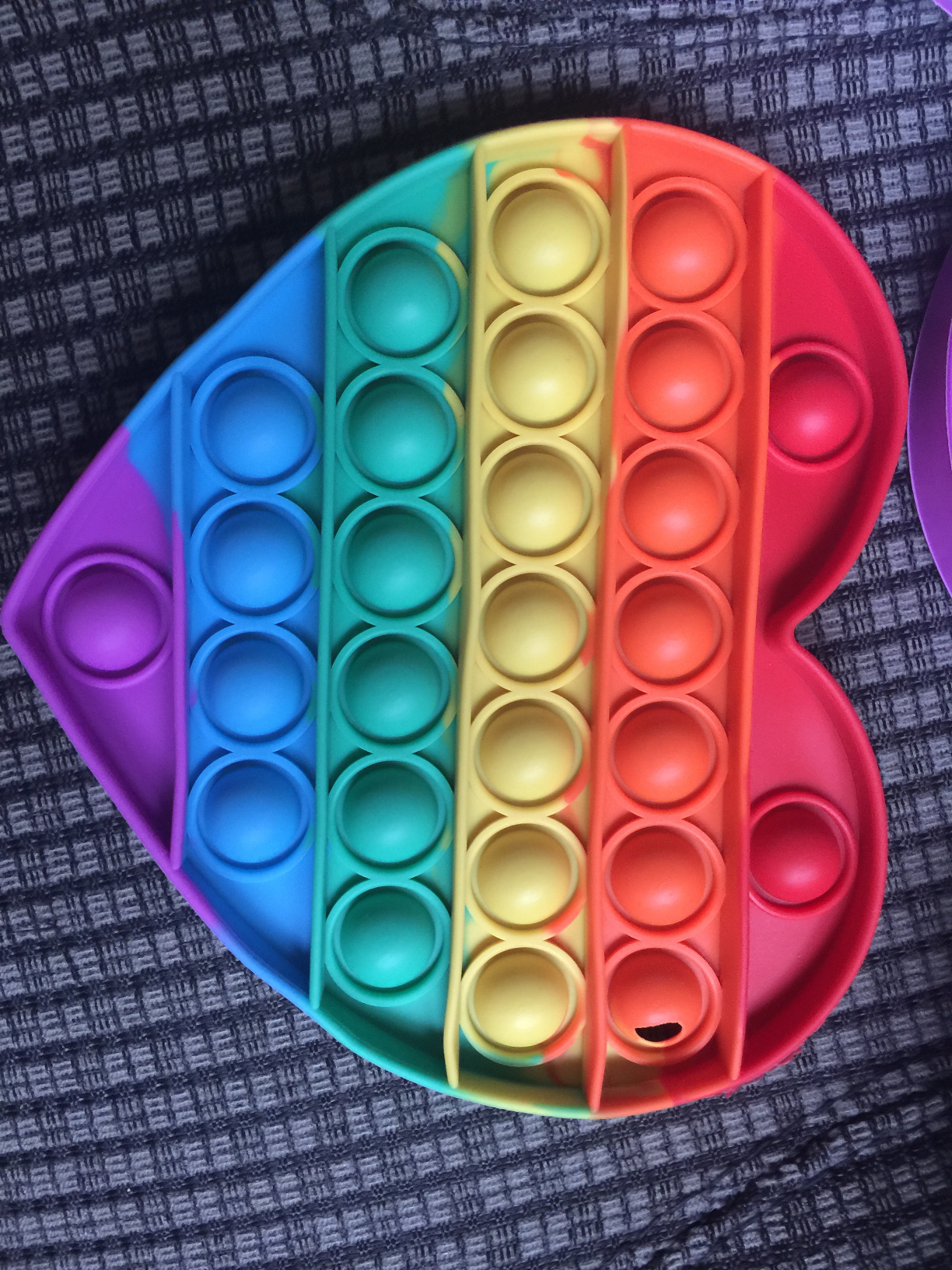 Amazon.com: 4 Pack Rainbow Pop Fidget Toy, Push Bubble Sensory Toys ...