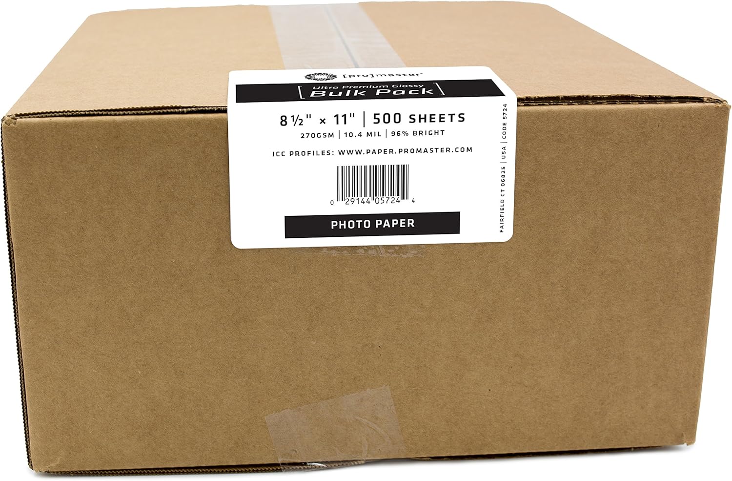 Amazon.com : ProMaster Ultra Premium Glossy Paper - 8 1/2"x11" - 500 ...