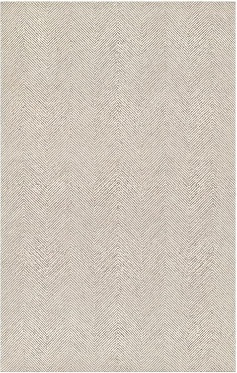 Amazon.com: Handcrafted Modern Herringbone Chevron Wool Area Rug – Soft ...