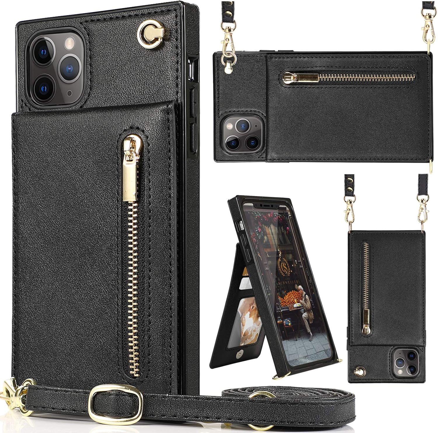 Amazon.com: HOGGU Case Compatible for iPhone 11 Pro Max case,Crossbody ...
