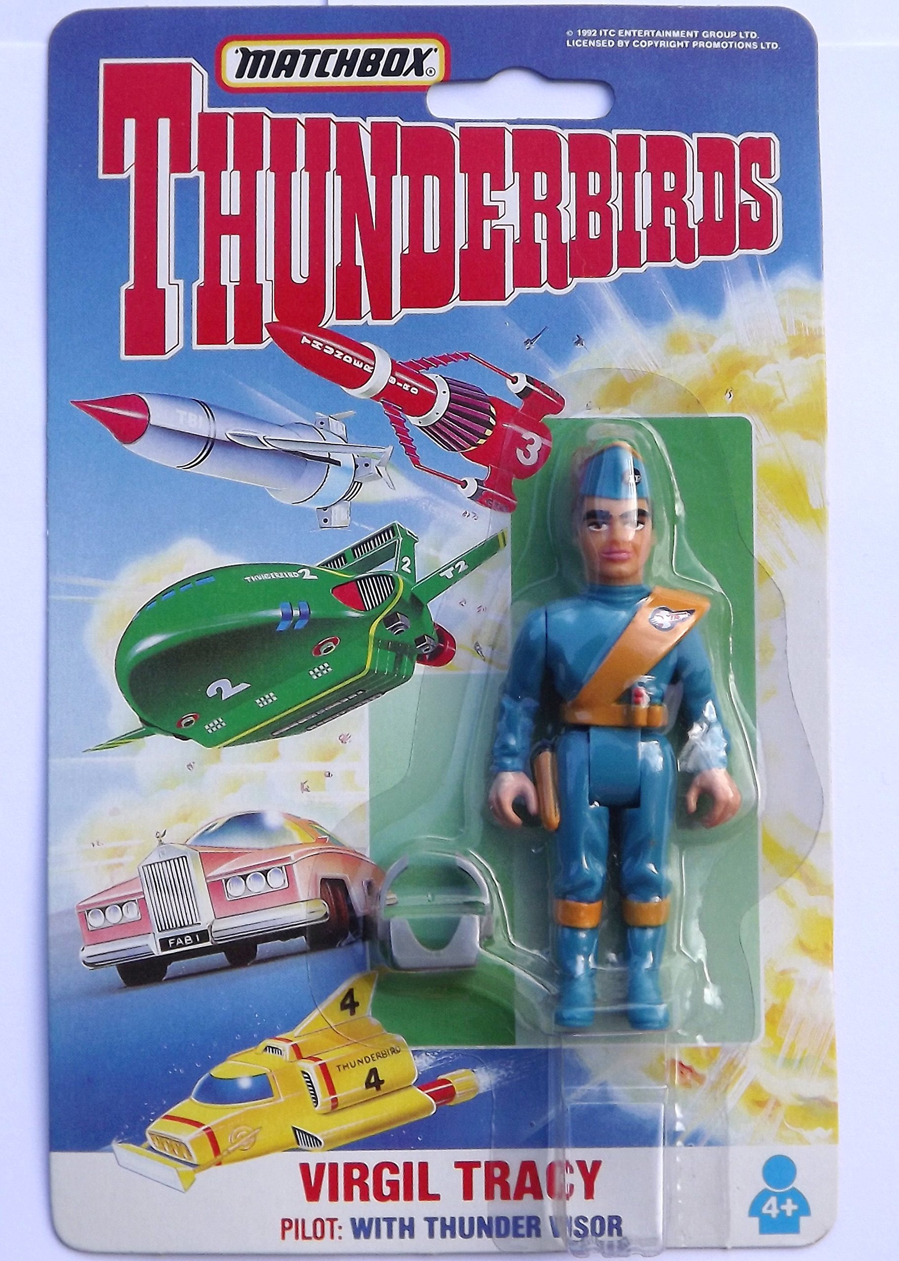 Thunderbirds - Virgil Tracey Figure : Amazon.co.uk: Toys & Games