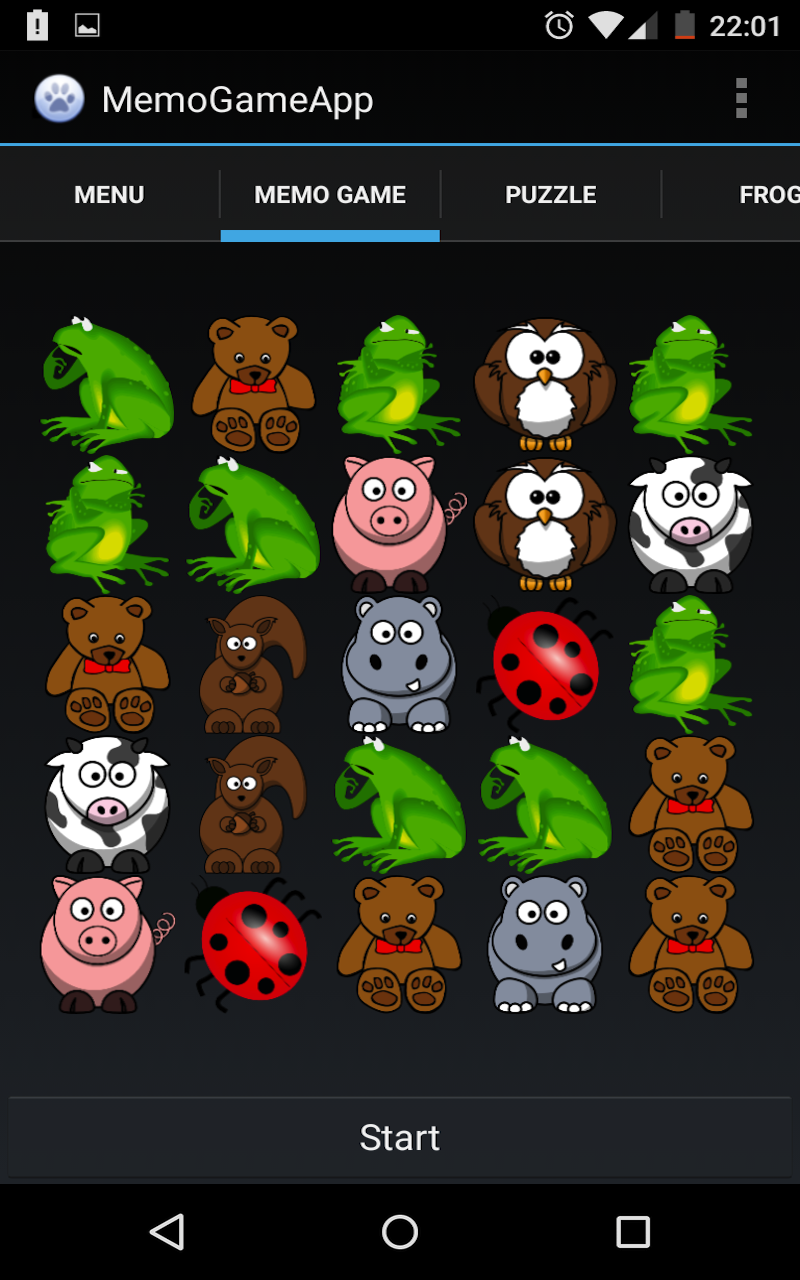 Aplicación Memo Game Denver en Amazon Appstore