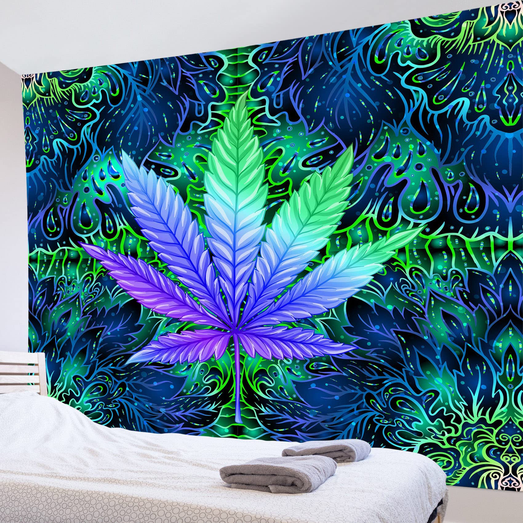 Trippy Psychedelic Weed Leaf Psychedelic Weed Leaf Svg, Weed Lovers
