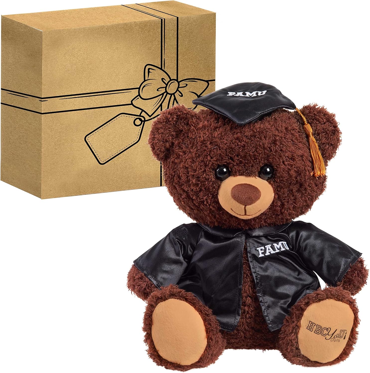 Amazon.com: Just Play Purpose Toys HBCyoU FAMU 10-inch Snuggly Graduate ...