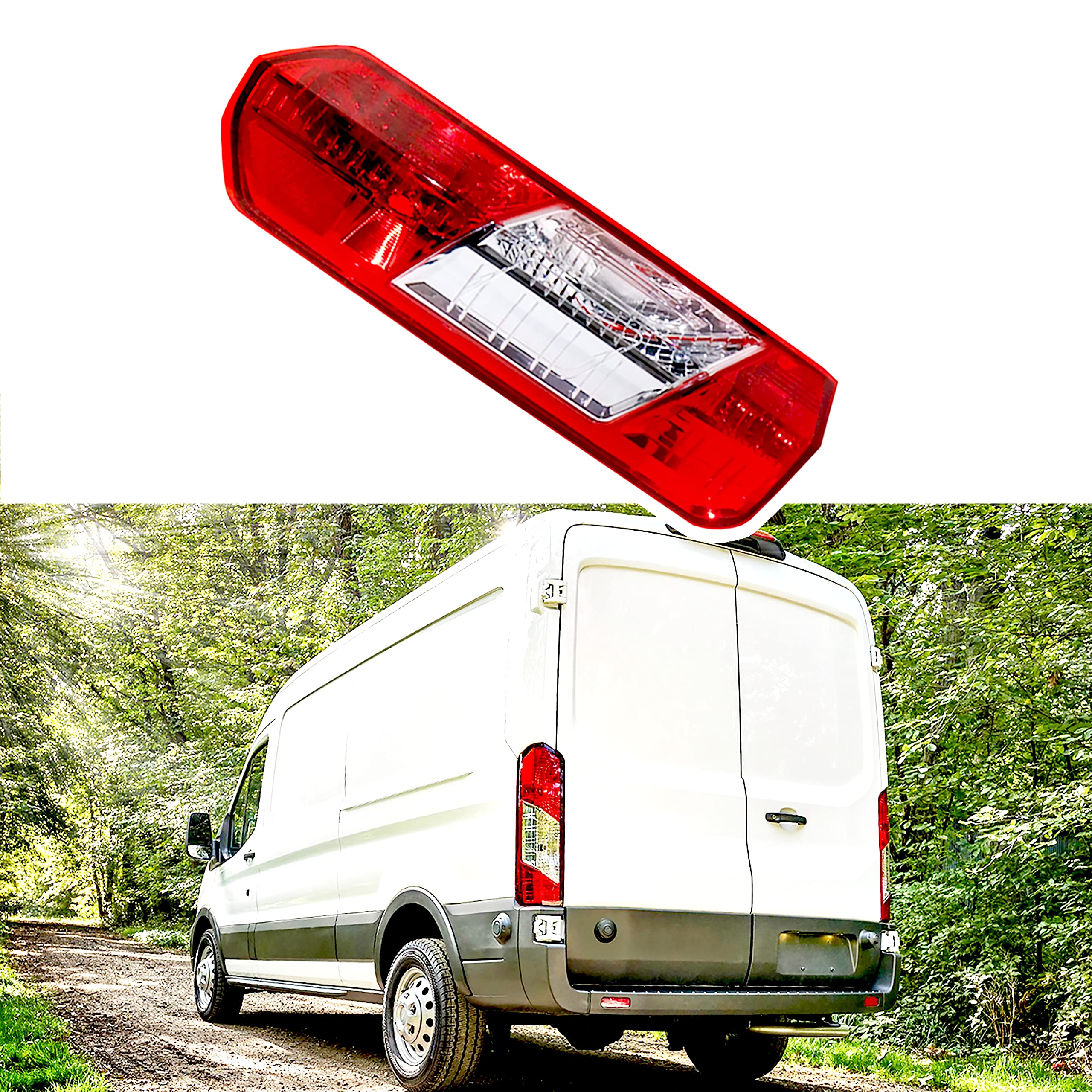 SENSHINE Tail Light For Ford Transit Accessories T150 250 350 2015 2016 ...