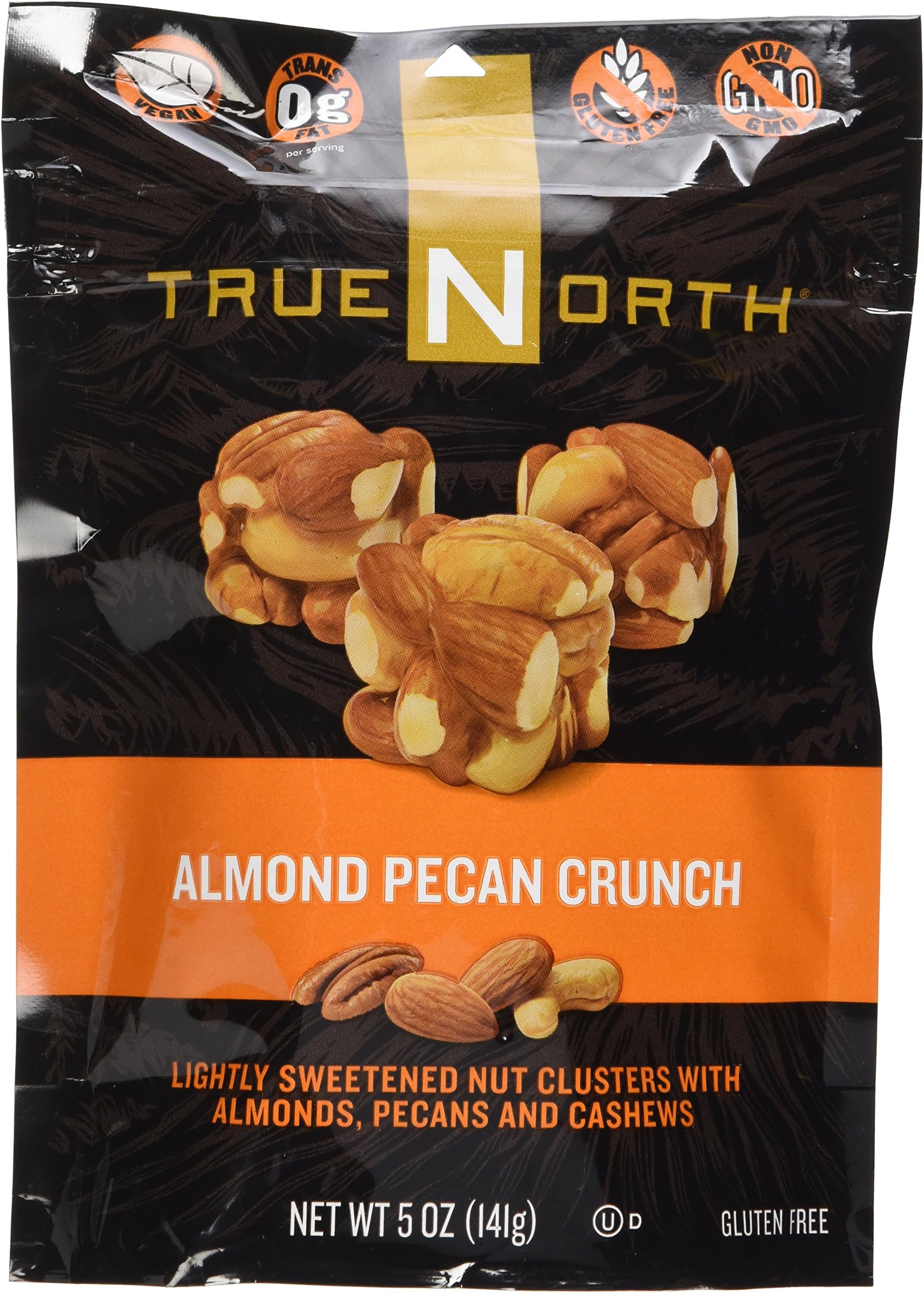 Amazon.com : True North Almond Pecan Crunch Nut Clusters 5oz Bag ...