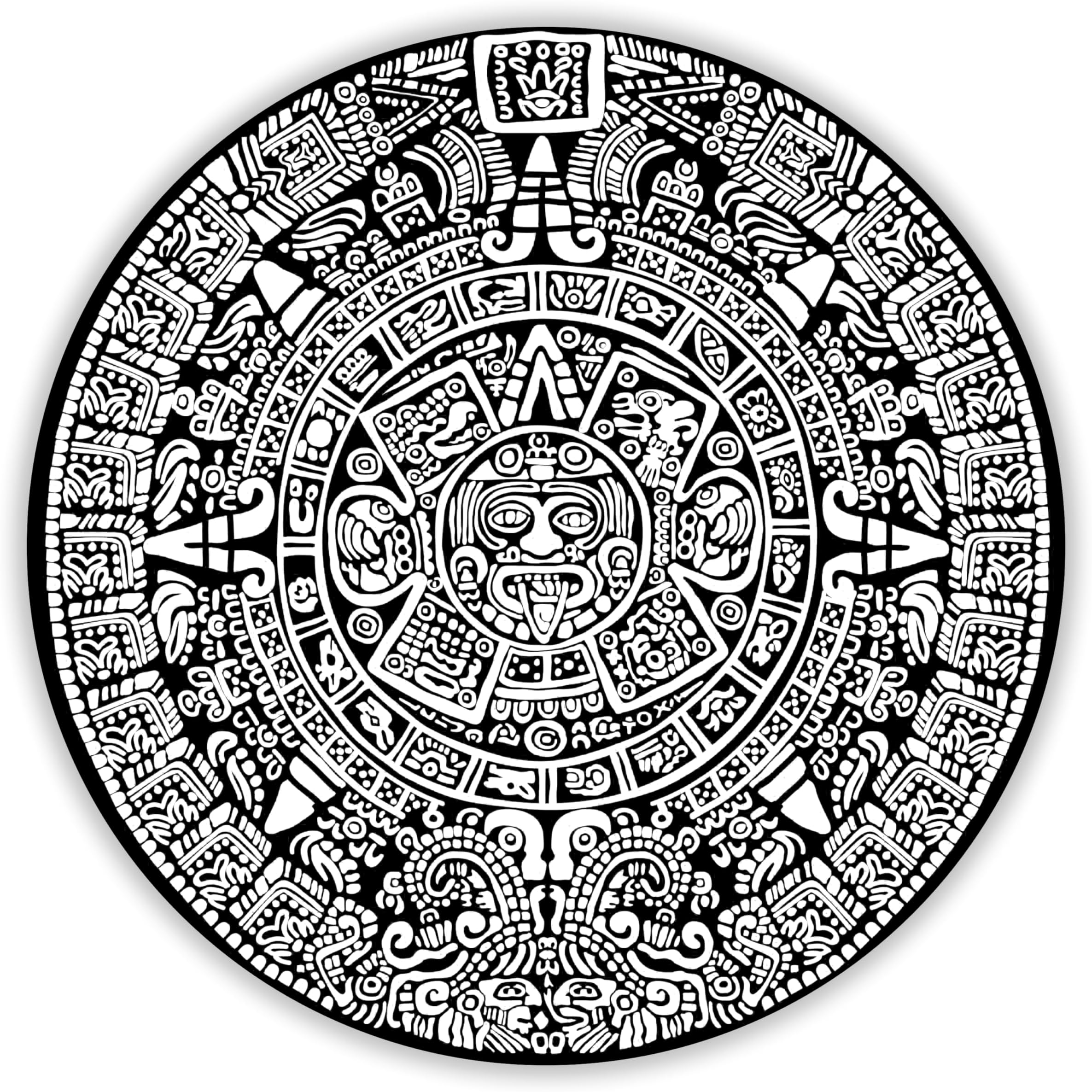 Amazon.com: Quetzalcoatl The Giver Of Life Aztec Gods (White) Sticker ...