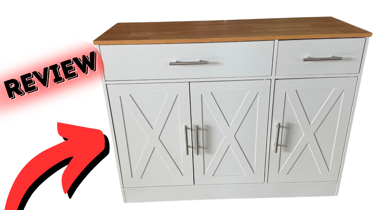 Watch REVIEW& Modern Farmhouse Buffet Cabinet on Amazon Live