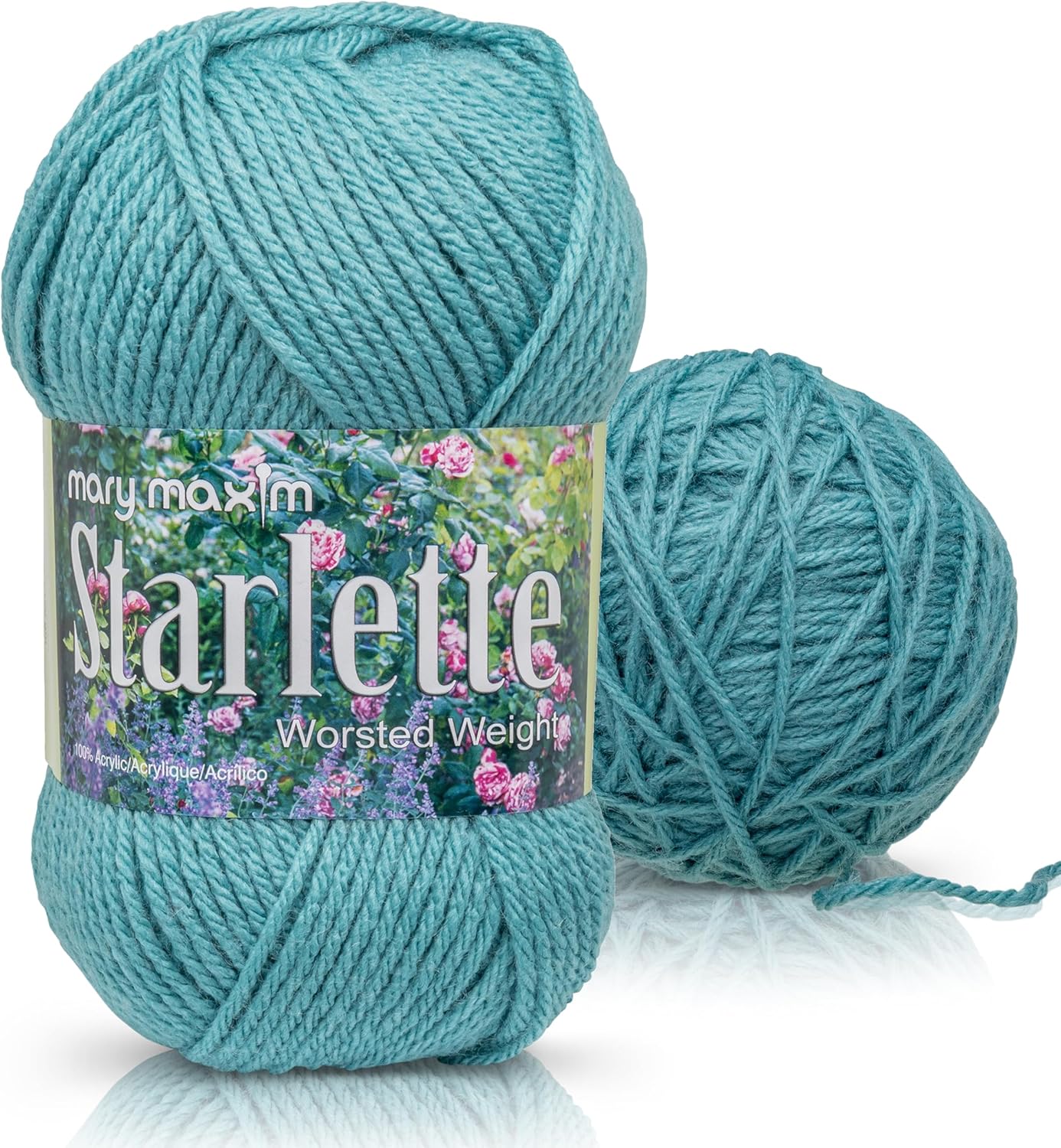 Amazon.com: Mary Maxim Starlette Yarn for Crocheting and Knitting, Soft ...