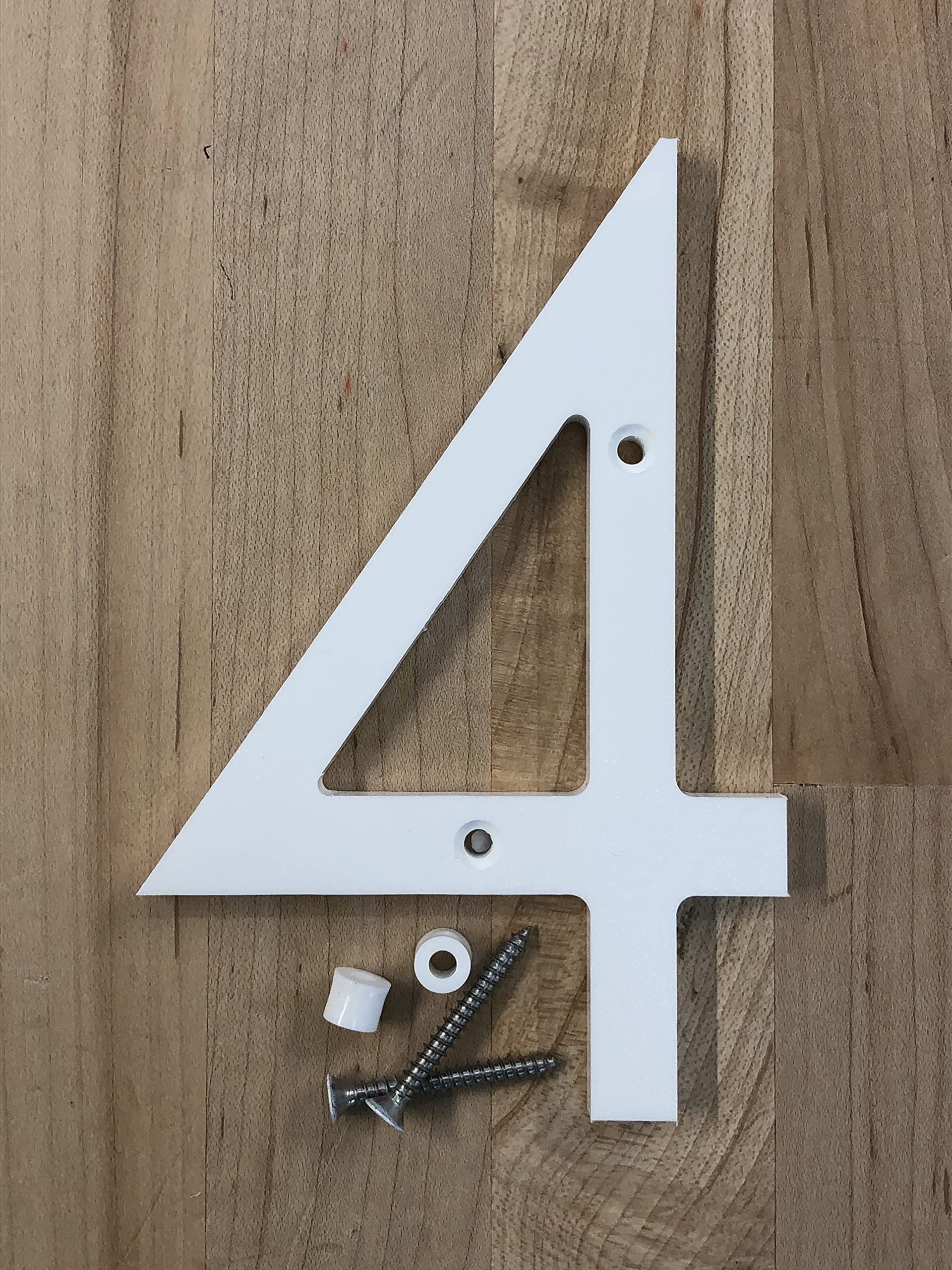 Amazon.com: 5 Inch Modern Plastic House Number, black or white building ...