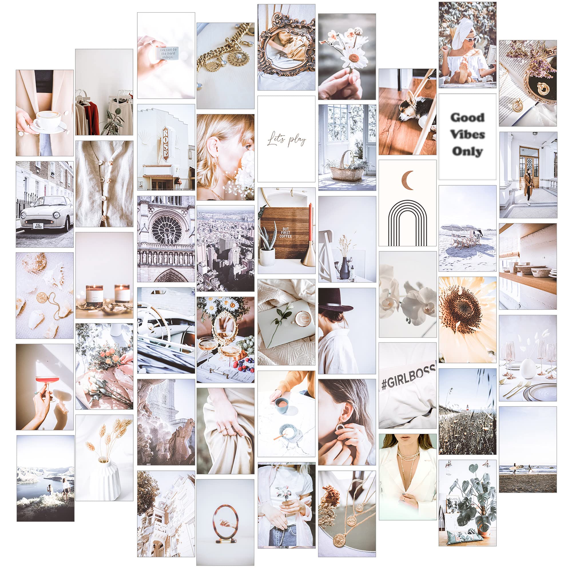 Buy Coquette Room Decor Wall Collage Kit Aesthetic Photos, White Wall ...