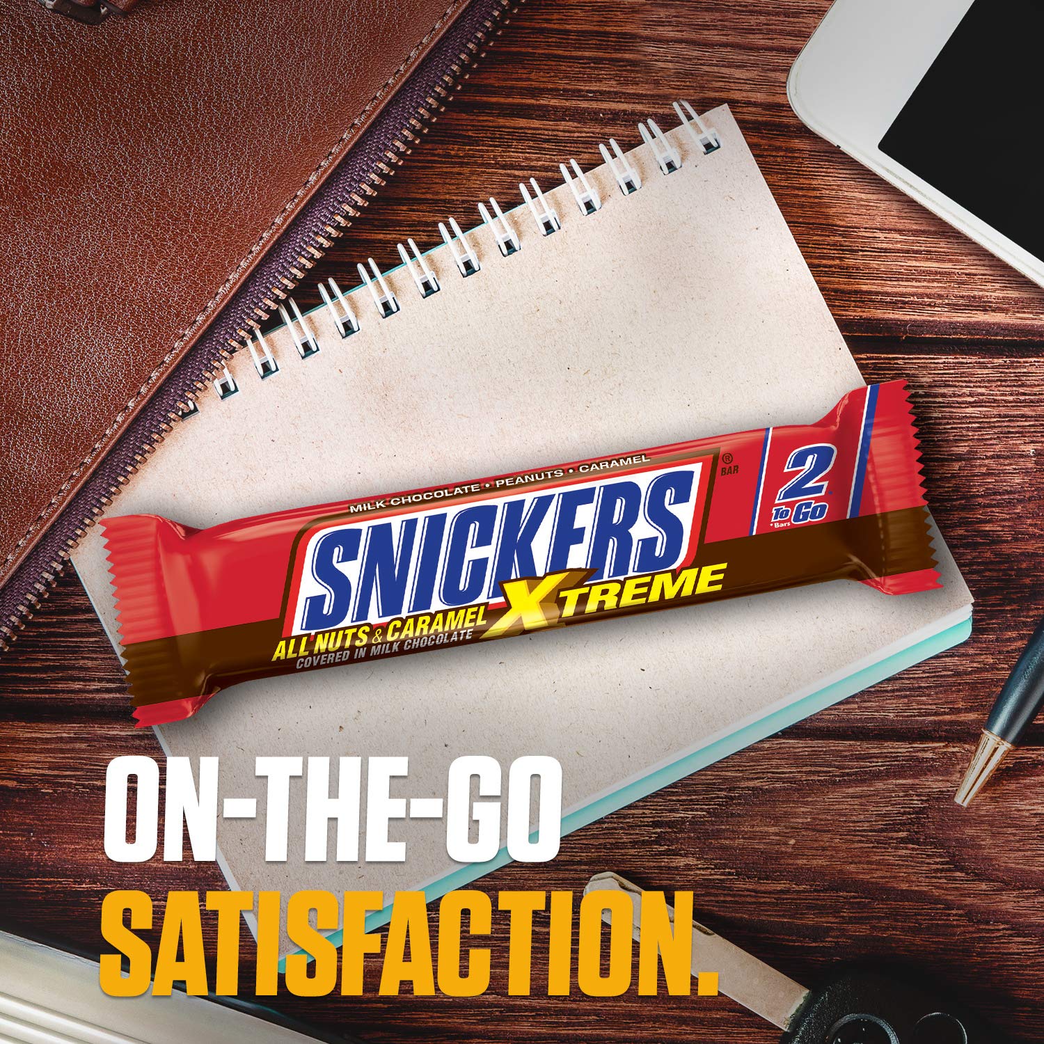 SNICKERS Xtreme Sharing Size Chocolate Candy Bars 3.59-Ounce Bar 24 ...