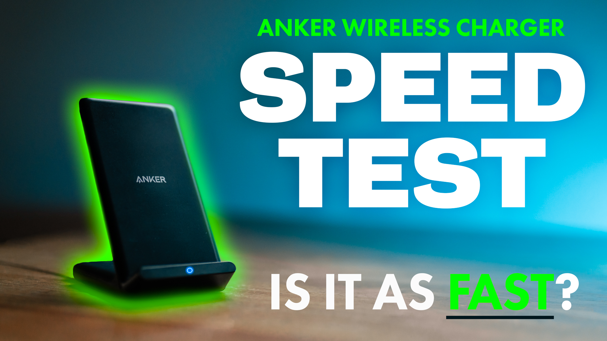 Watch How Fast Is It? - Anker Wireless Charger on Amazon Live