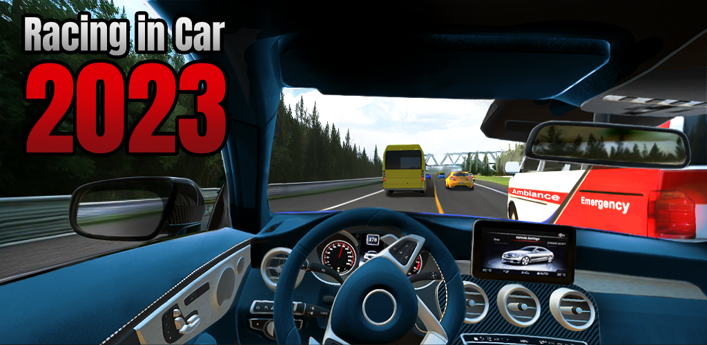 Racing in Car 2021. New game version 2024. Realistic car traffic ...
