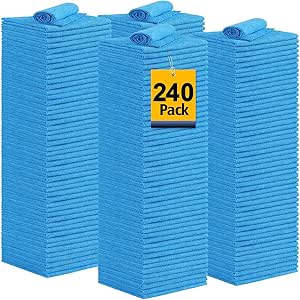 Amazon.com: UNIMADE Shop Towels, 240 Pack Commercial Grade Work Rags ...