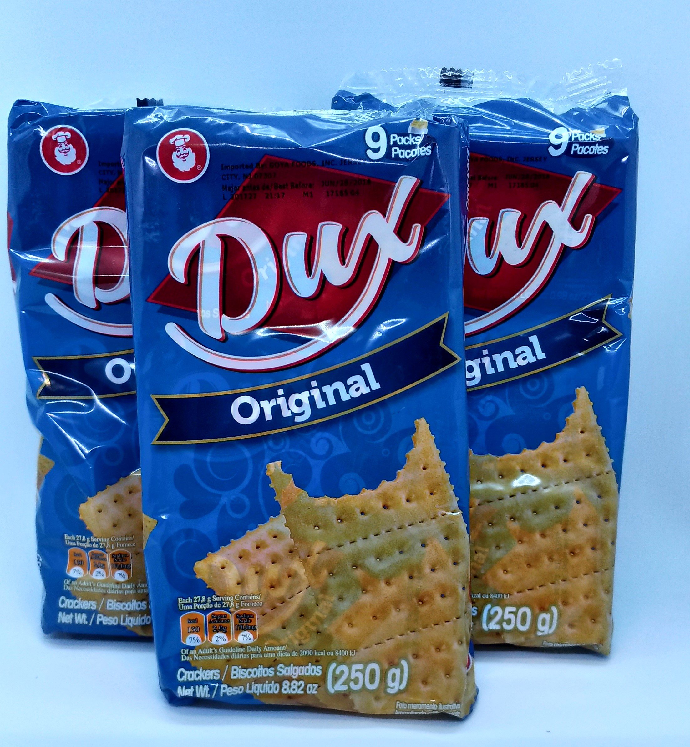 Amazon.com: DUX ORIGINAL CRACKER 250G (PACK OF 3) : Grocery & Gourmet Food