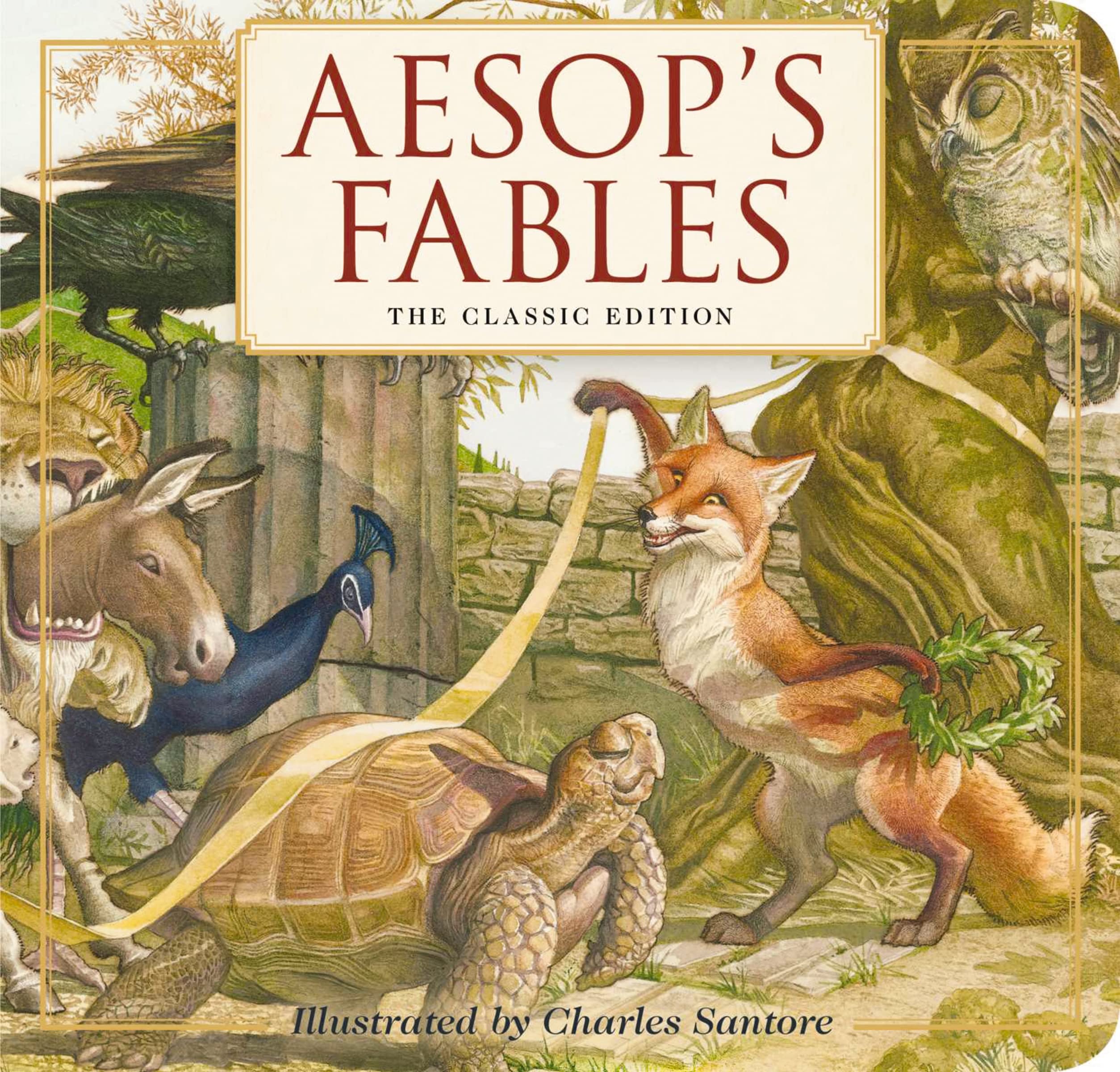 Aesop's Fables Board Book: The Classic Edition (Illustrated Collection ...
