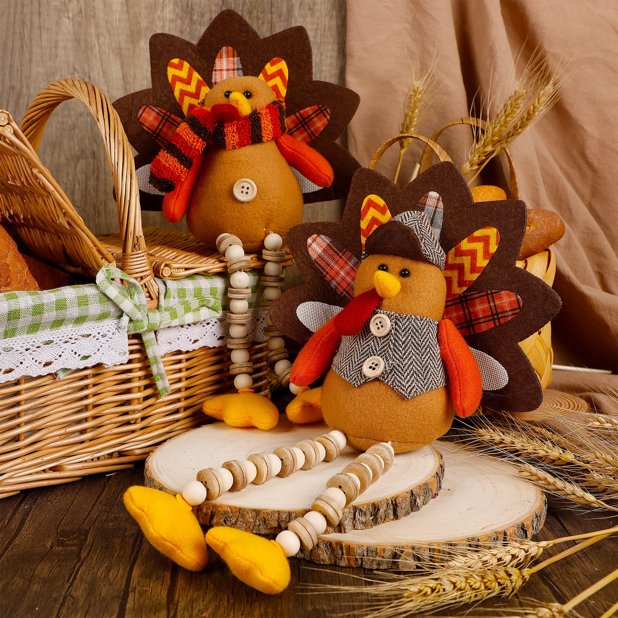 Snapklik.com : Biswing Thanksgiving Decoration Tabletop Standing Turkey ...