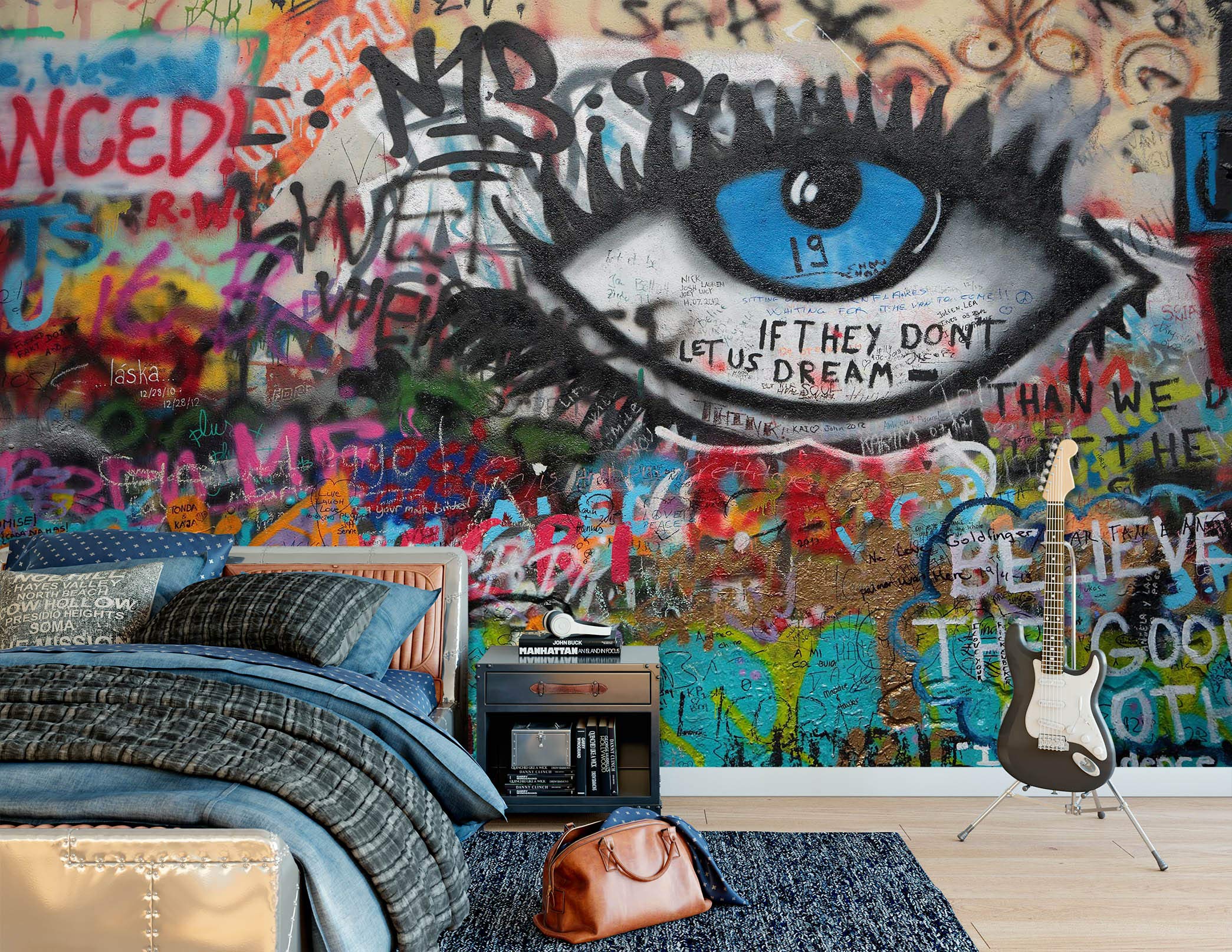 3d Graffiti Art On Paper