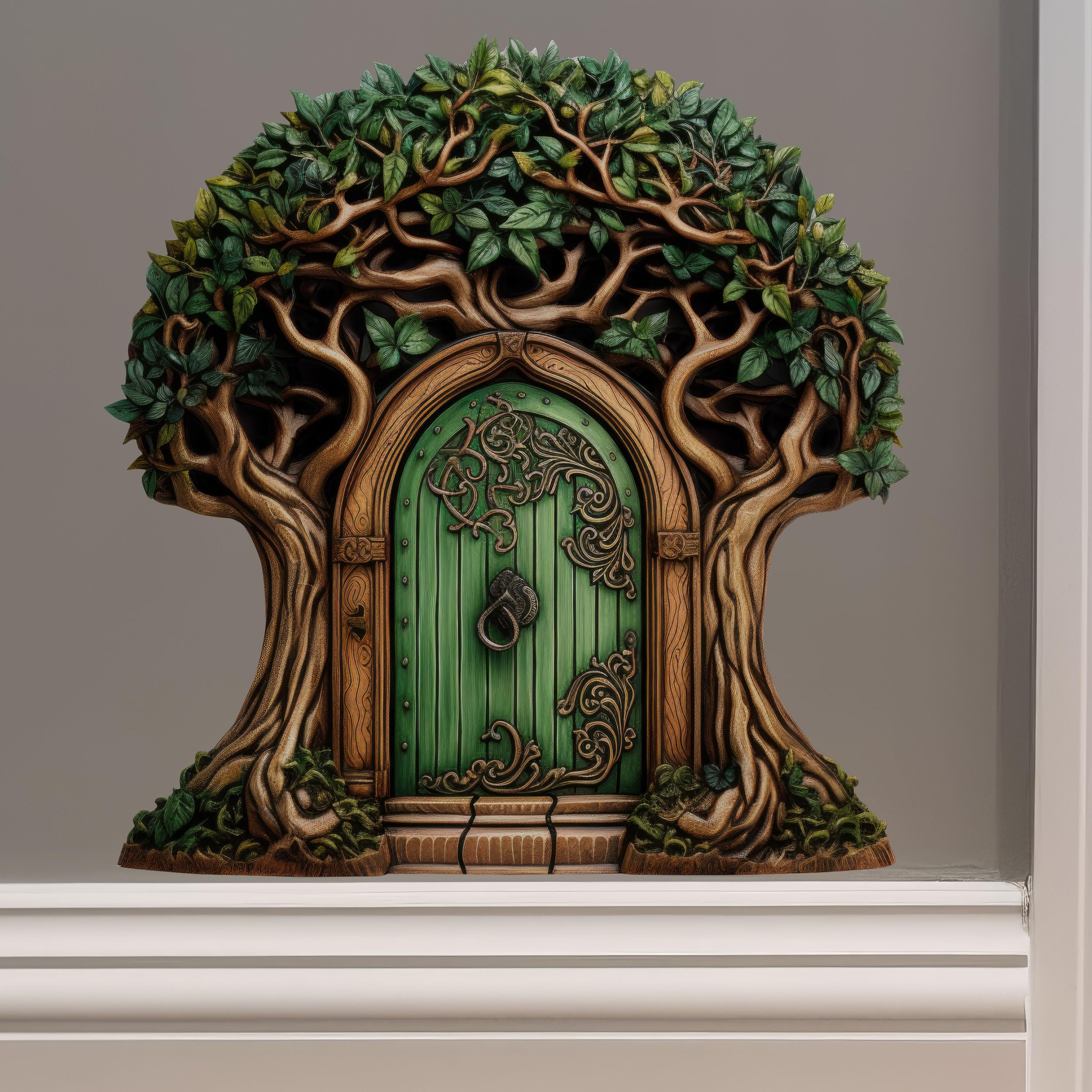Amazon.com: Fairy Door Wall Sticker – 3D Fantasy Magic Door Decal for ...
