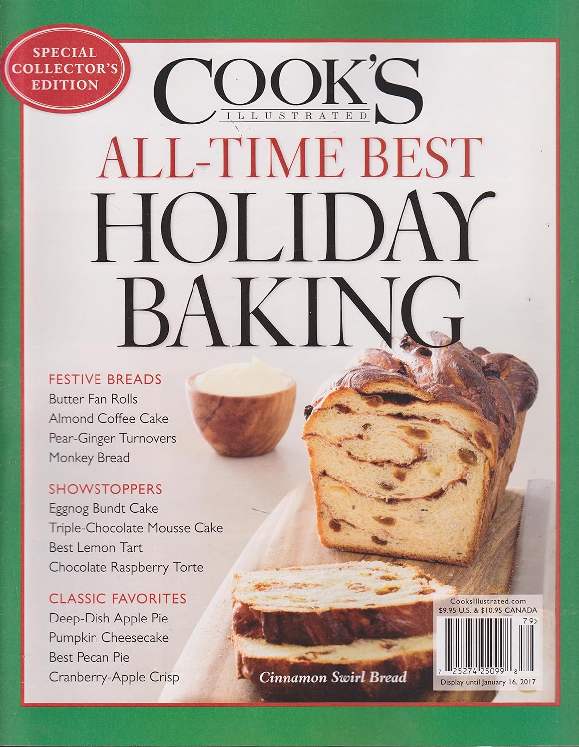 Cook's Illustrated All Time Best Holiday Baking Magazine 2016: Various ...