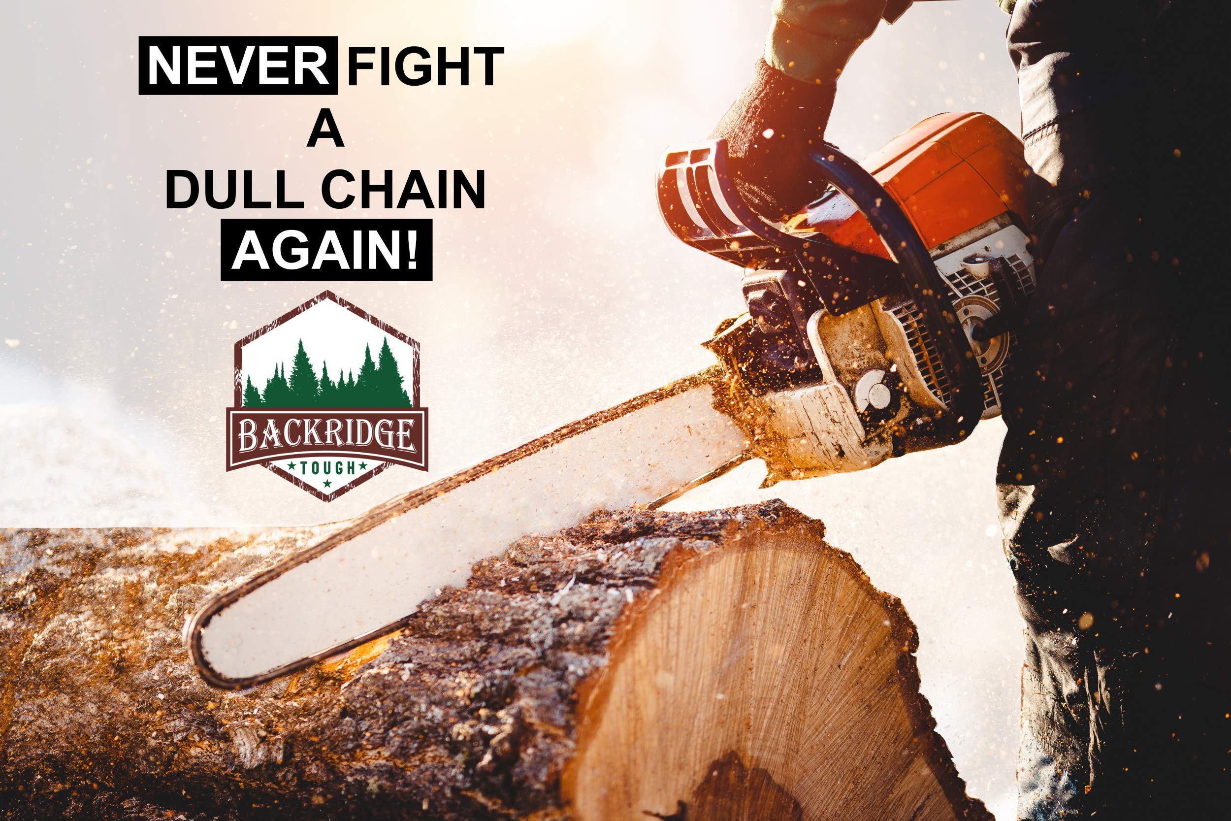 Buy Chainsaw Sharpener File Kit – Flat, 5/32, 3/16, 7/32 Inch Round ...