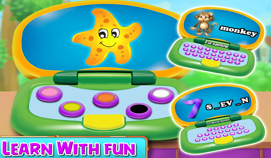 Kids Funny laptop Learning- Preschool Computer:Amazon.in:Appstore for ...