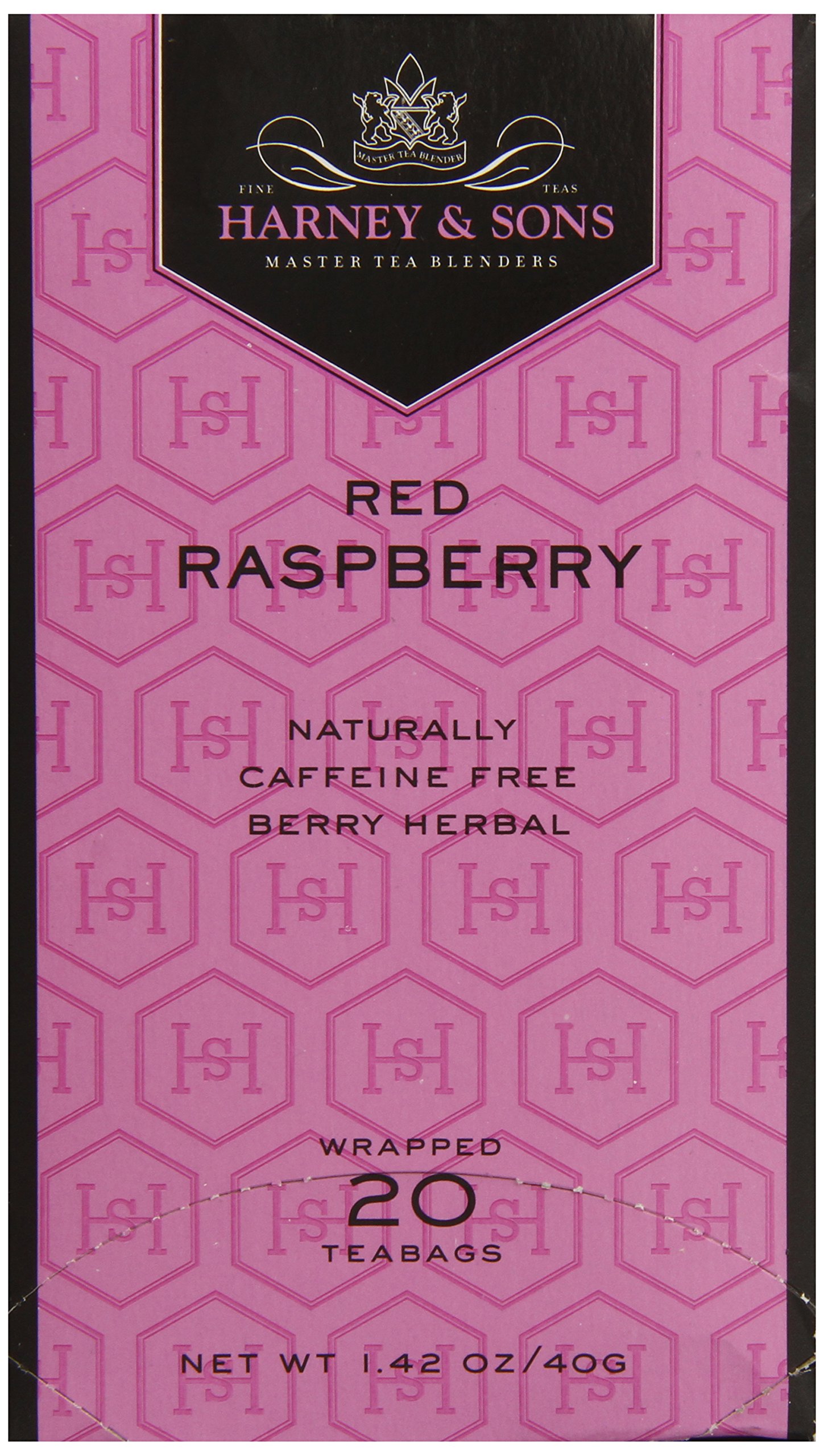 Harney & Sons Tea, Caffeine Free, Red Raspberry, Case of Six 20 Tea ...