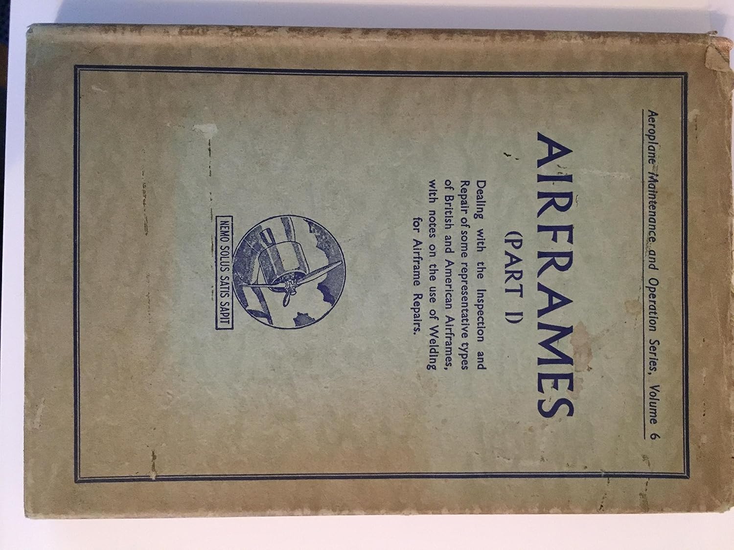 AIRFRAMES (PART 1) - DEALING WITH THE INSPECTION AND REPAIR OF SOME ...