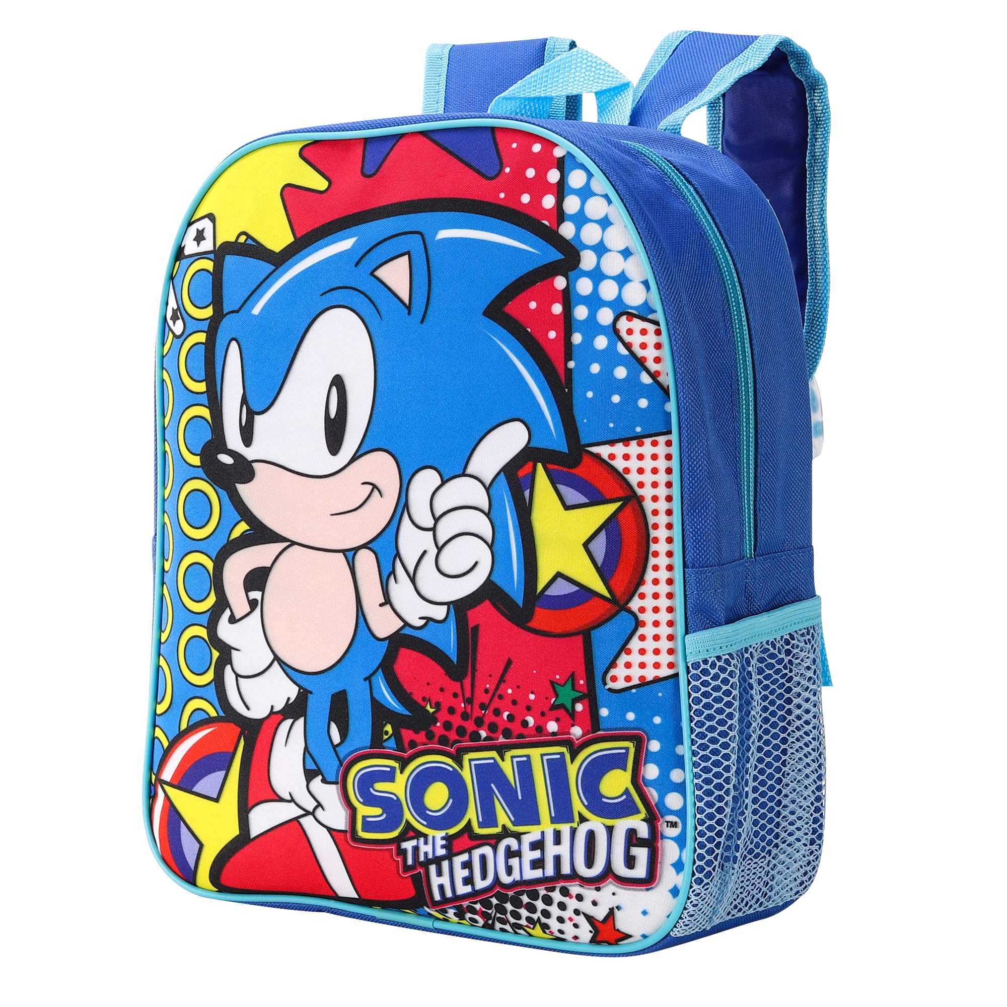 Sonic the Hedgehog Kids Childrens Backpack School Rucksack Travel Bag ...