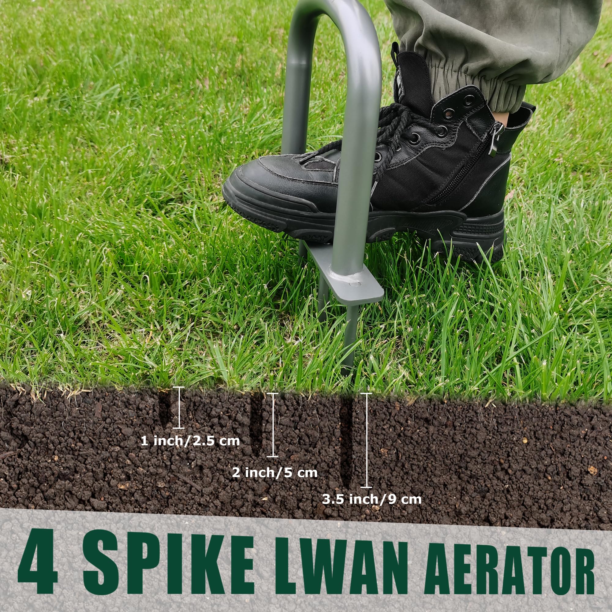 Snapklik.com : BARAYSTUS Manual Lawn Aerator For Compacted Soil ...