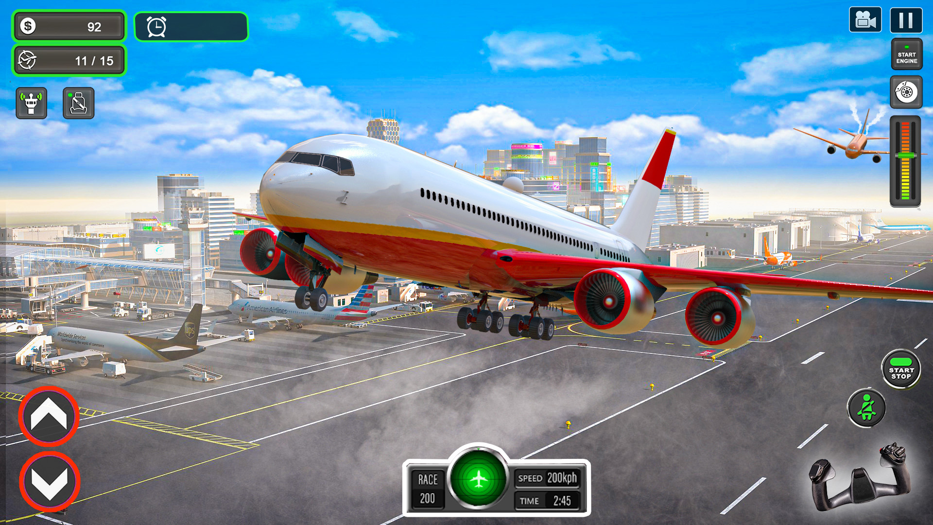 Airplane Flight Pilot Plane Simulator Cargo Transporter game - Car ...