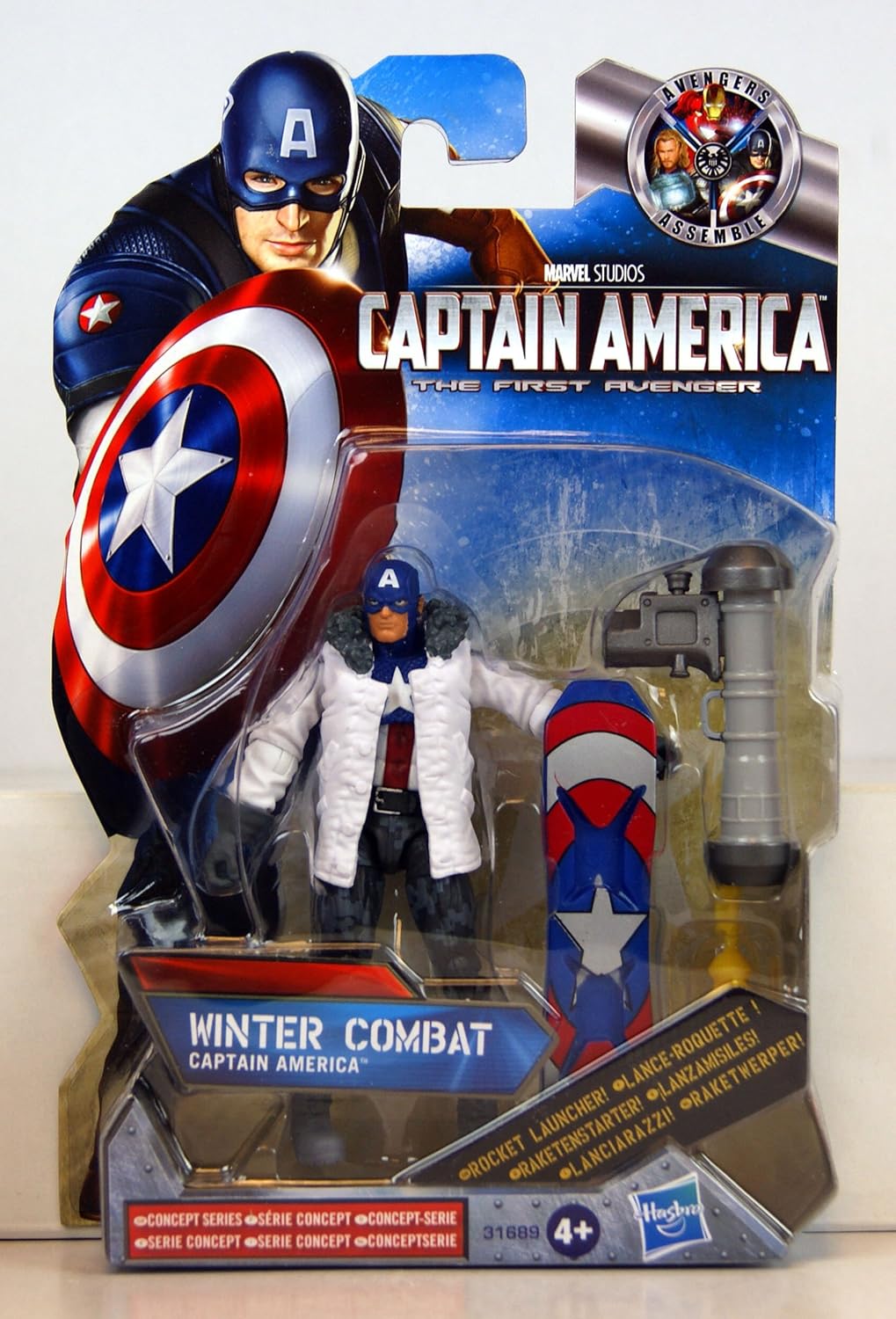 Amazon.com: Hasbro Captain America Movie 4 Inch Series 2 Action Figure ...