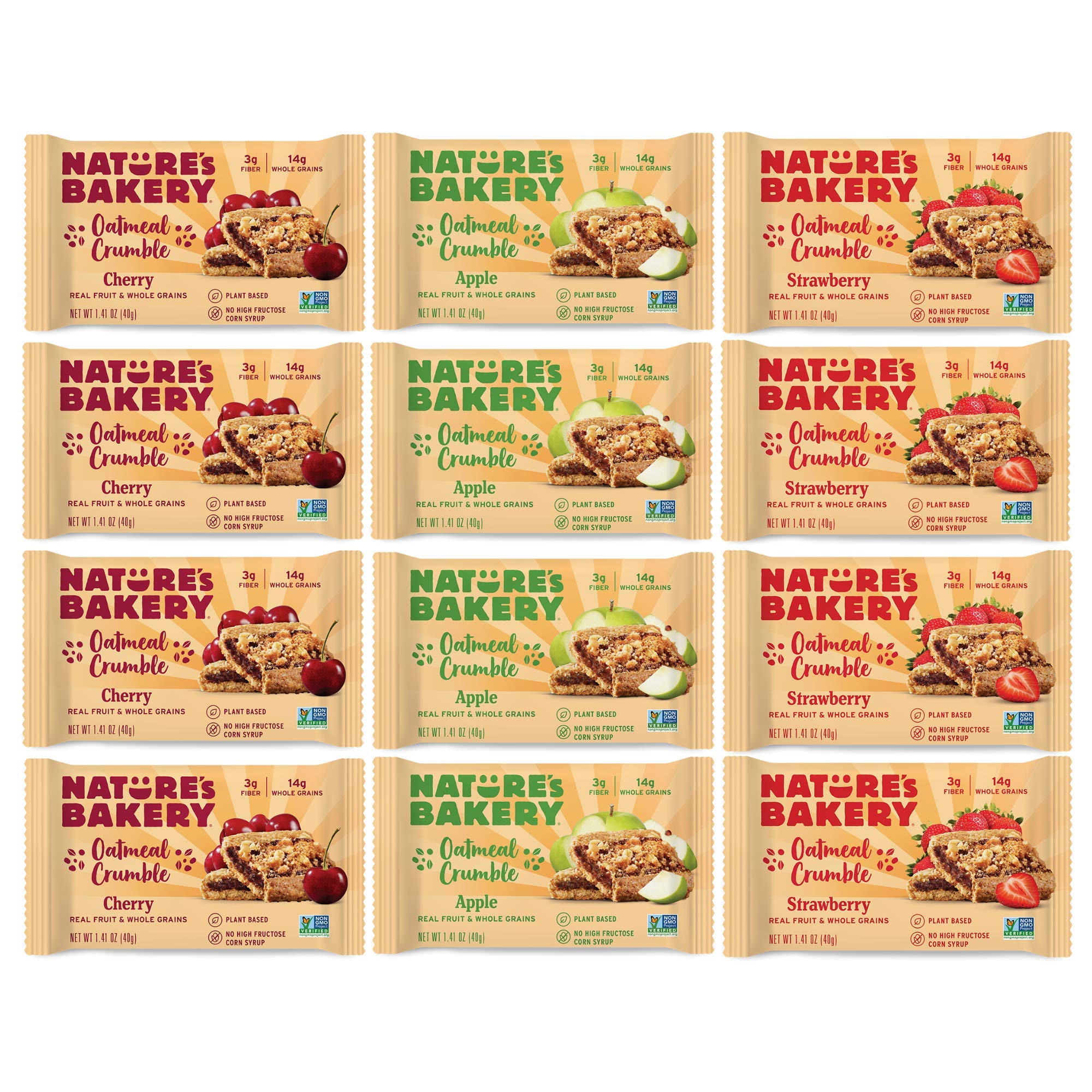 Buy Nature's Bakery Oatmeal Crumble Bars - All Natural, Non-GMO, Vegan ...