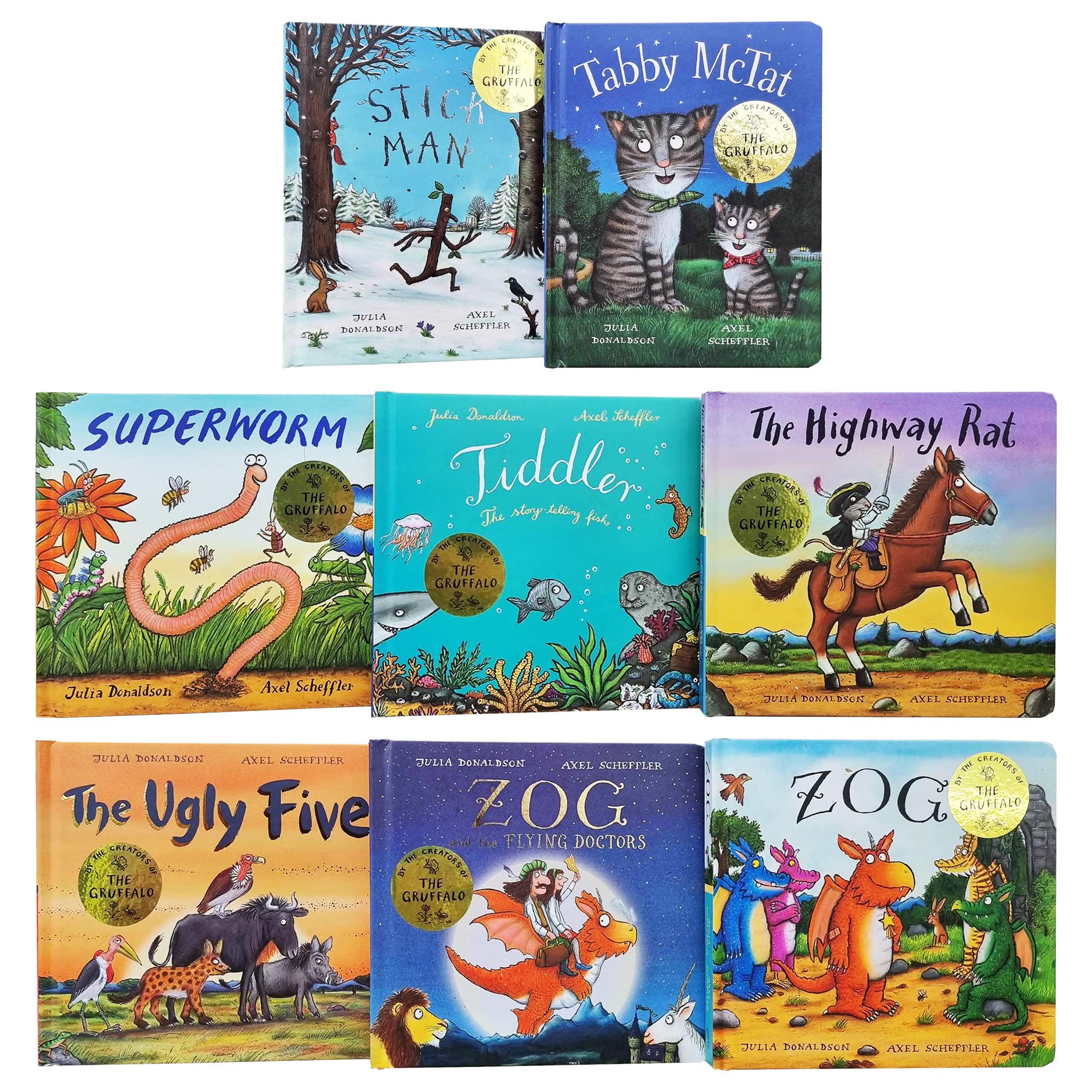 Buy Julia Donaldson Early Readers 8 Books Collection Set(Stick Man, Zog ...