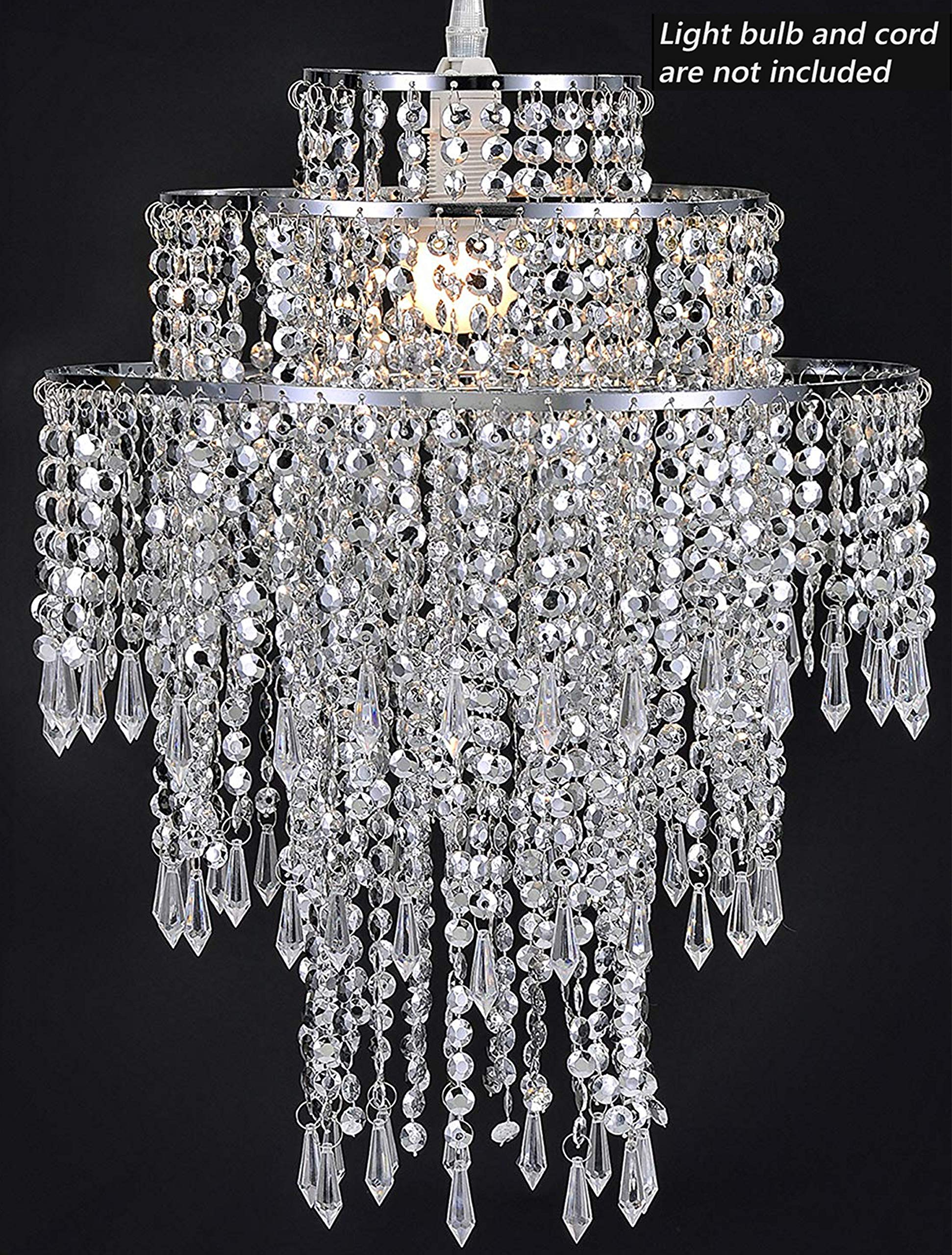 Waneway Chandelier Light Shade for Ceiling Pendant Light, Easy Fit ...